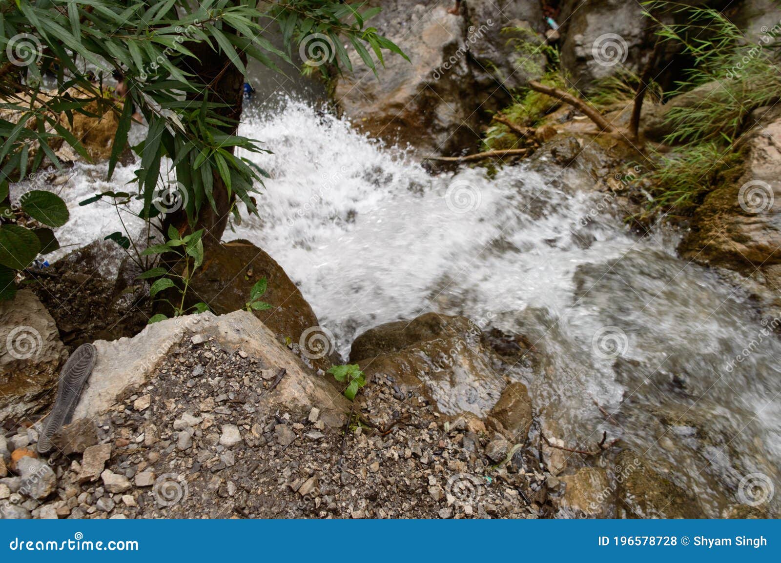 Small Waterfall Under the Famous Neer Garh Waterfall, Rishikesh ...