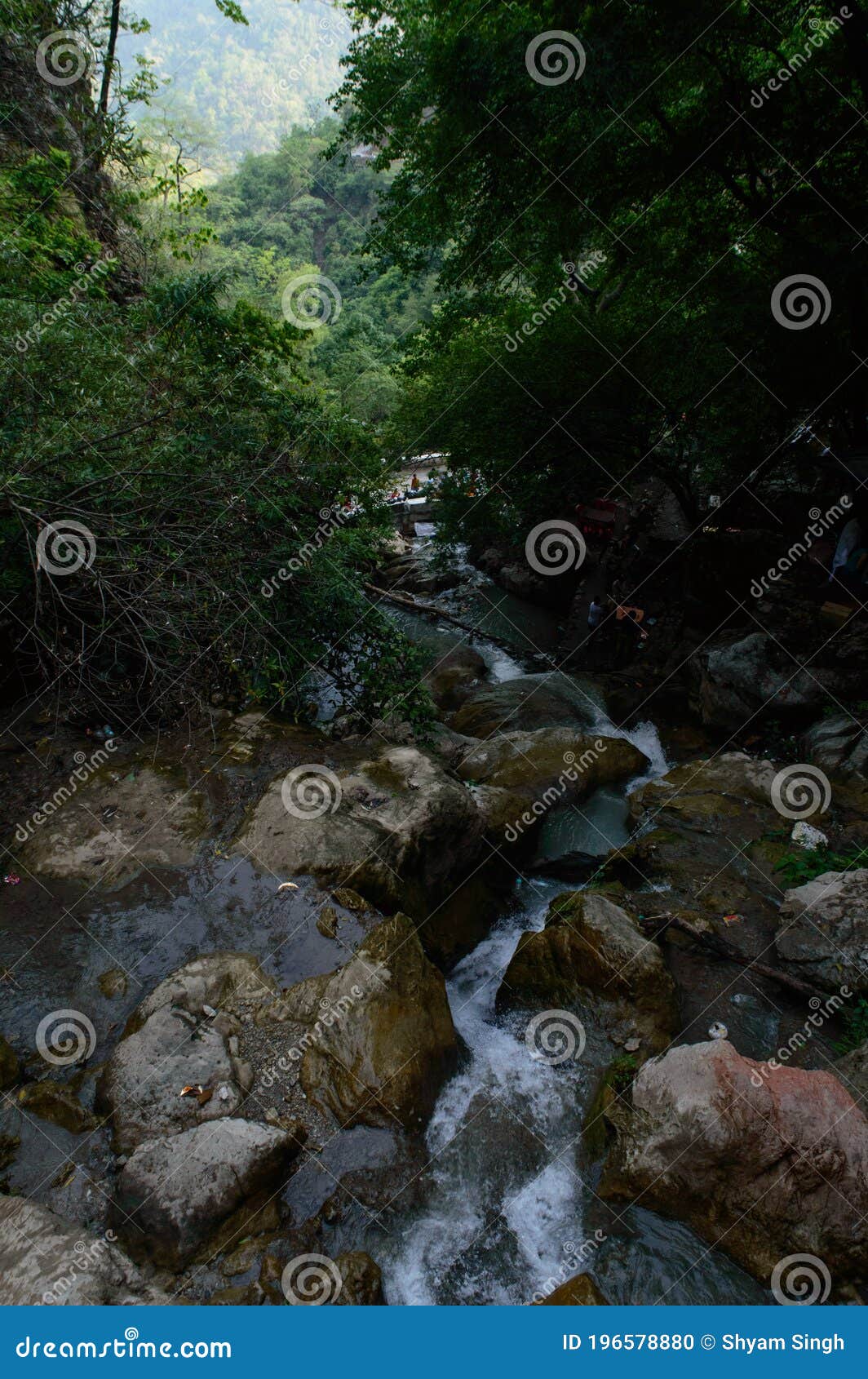 Small Waterfall Under the Famous Neer Garh Waterfall, Rishikesh ...