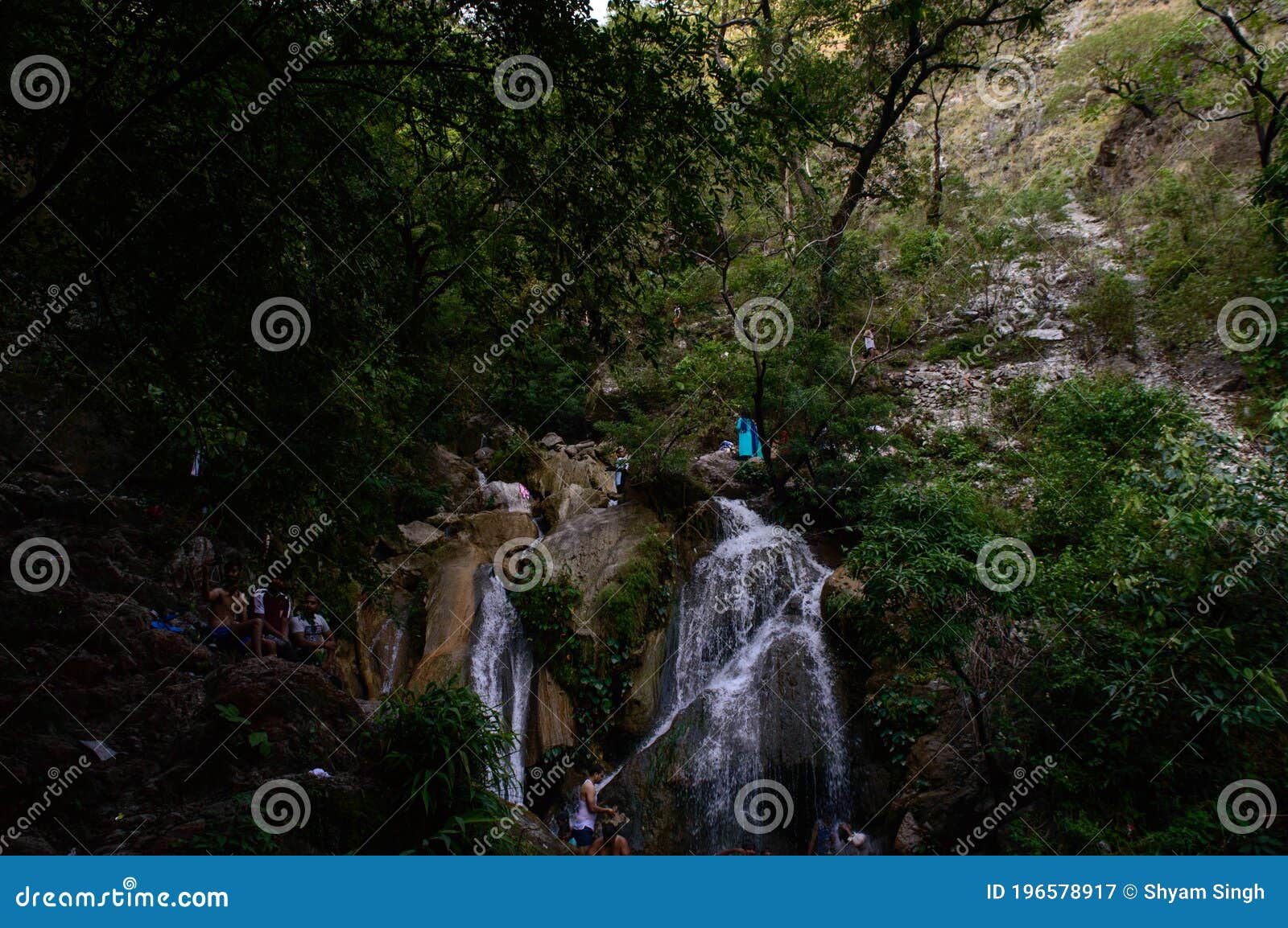 Small Waterfall Under the Famous Neer Garh Waterfall, Rishikesh ...