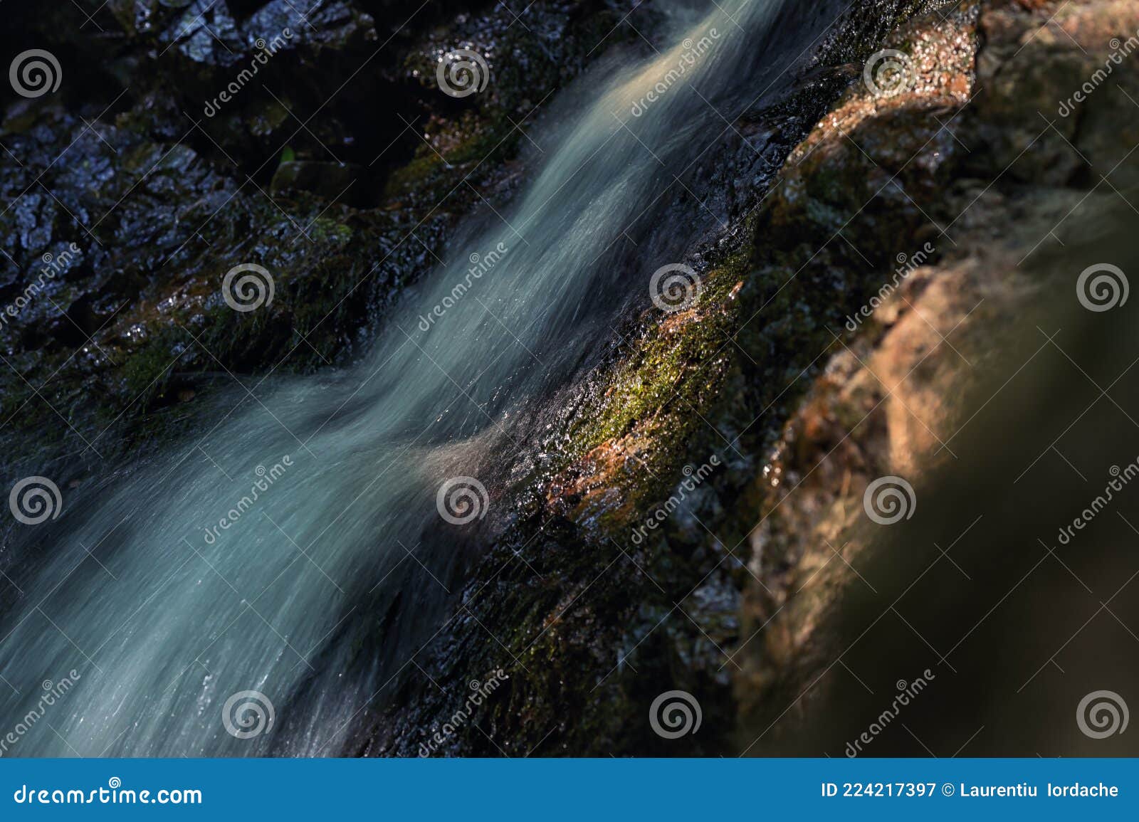 Small Waterfalls in Macin, Romania Forest Stock Image - Image of forest ...