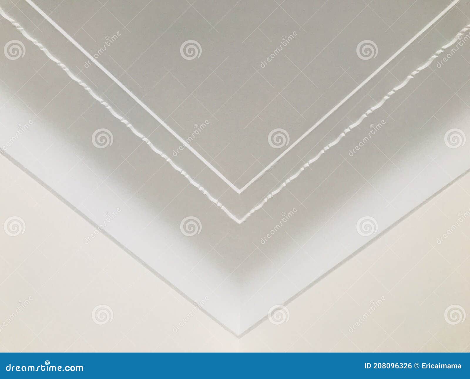 Small Wave Pattern Crown Molding in Luxury Home Ceiling. Ornamental at ...