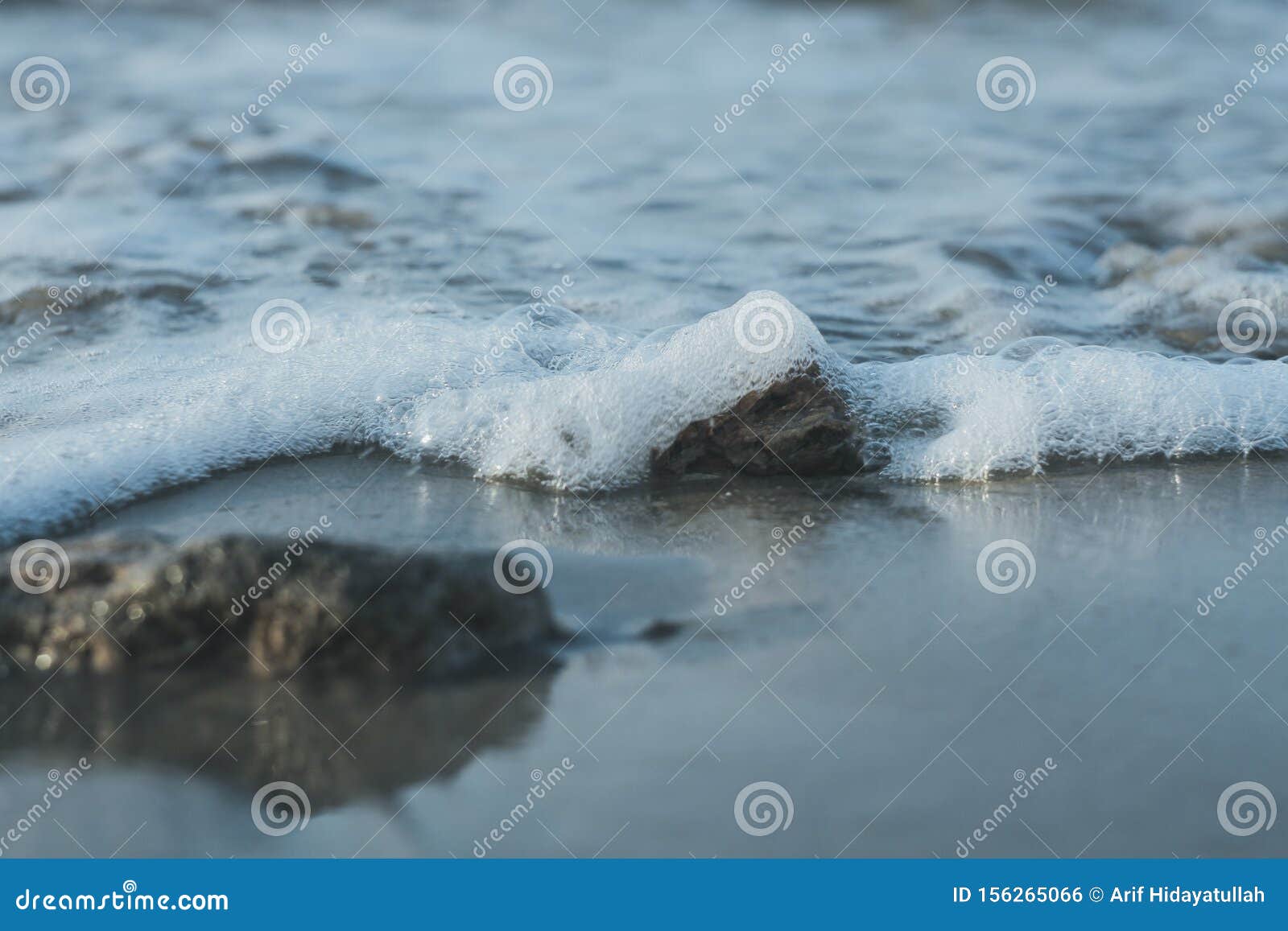 The Small Waves on the Beach Stock Photo - Image of coast, water: 156265066
