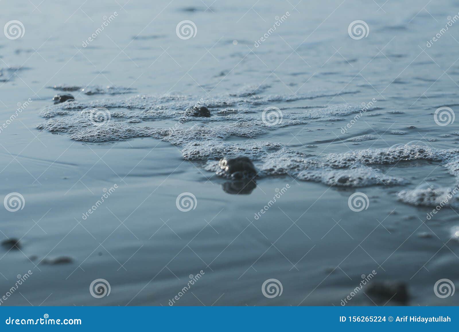 The Small Waves on the Beach Stock Photo - Image of atlantic, coast ...