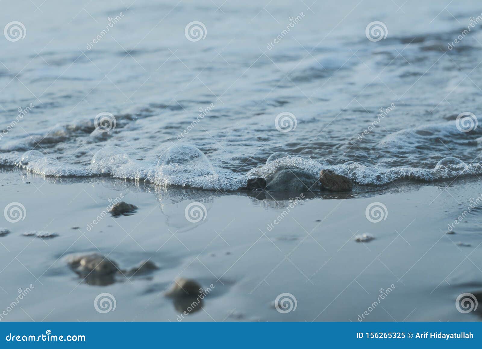 The Small Waves on the Beach Stock Image - Image of east, wave: 156265325