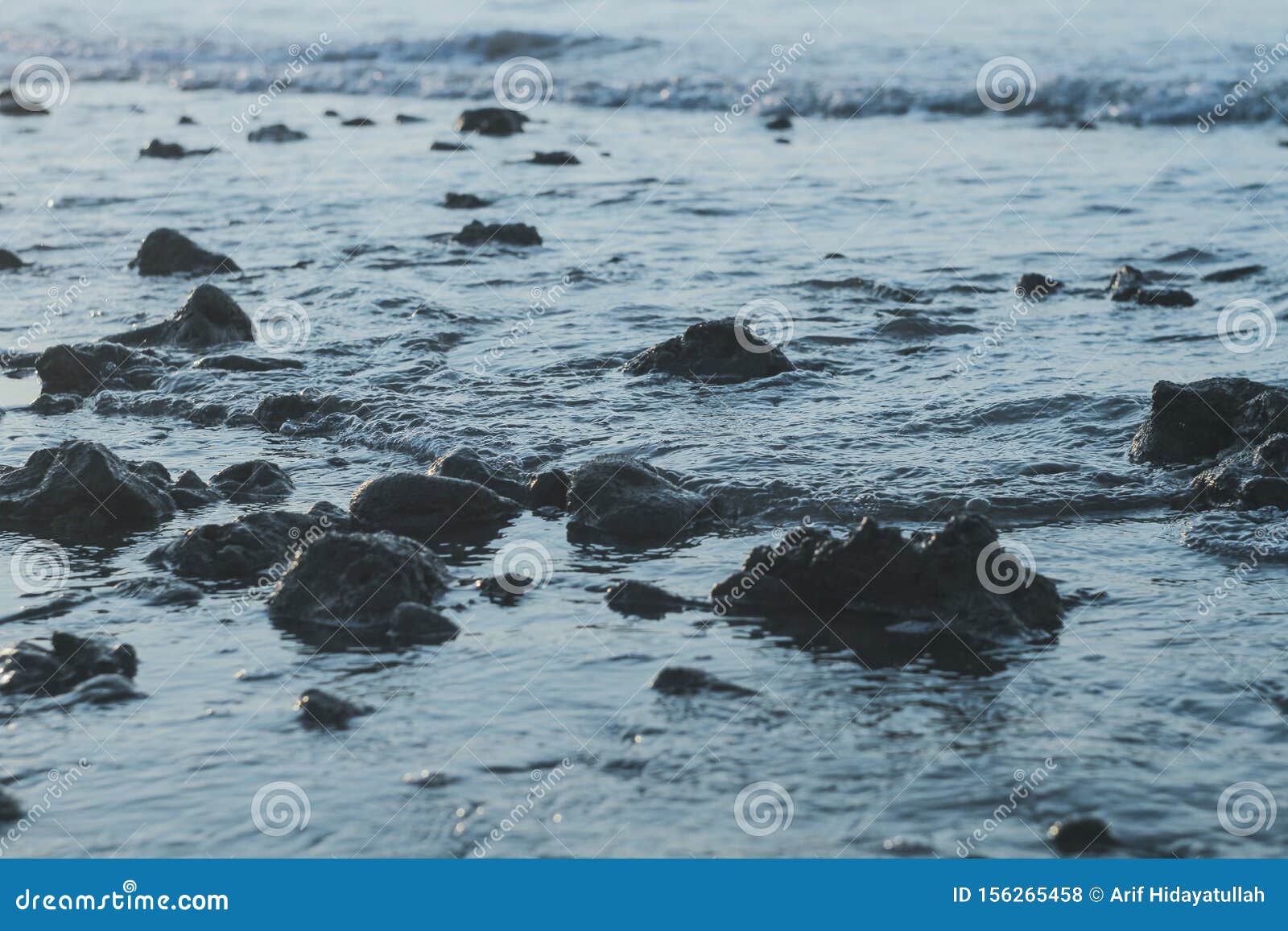 The Small Waves on the Beach Stock Photo - Image of coast, water: 156265458