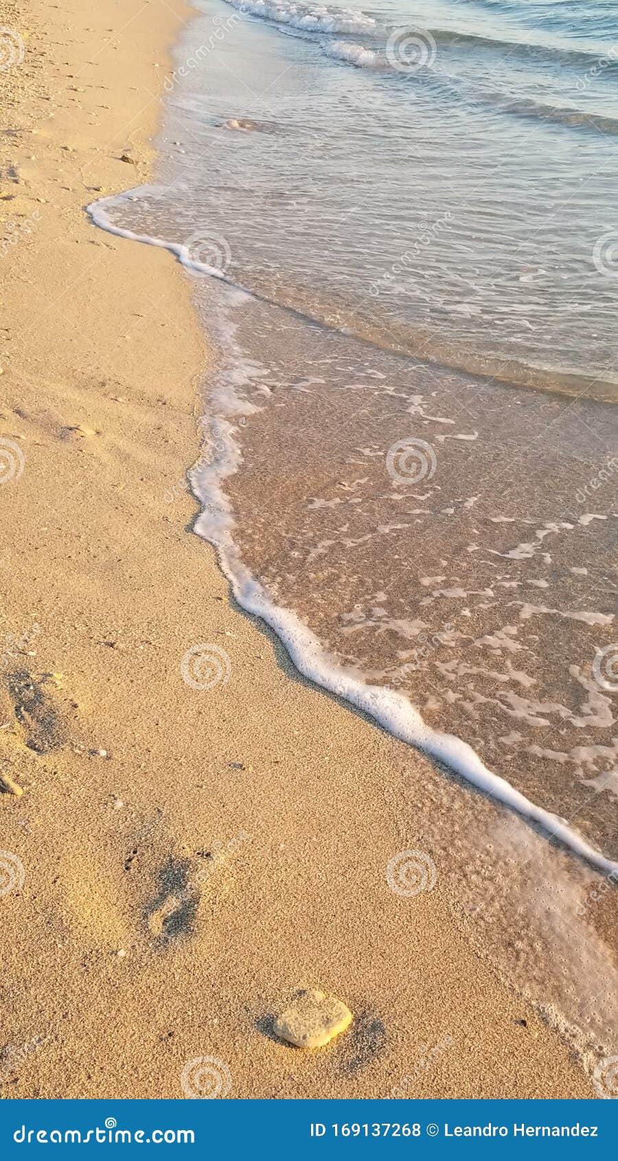 Small Waves Hitting the Beach Line Stock Photo - Image of line, hitting ...