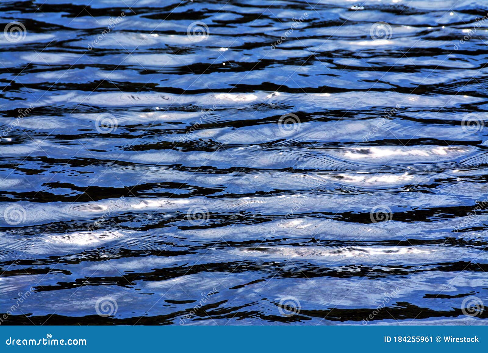 Small Waves on the Water Background Texture Stock Image - Image of ...