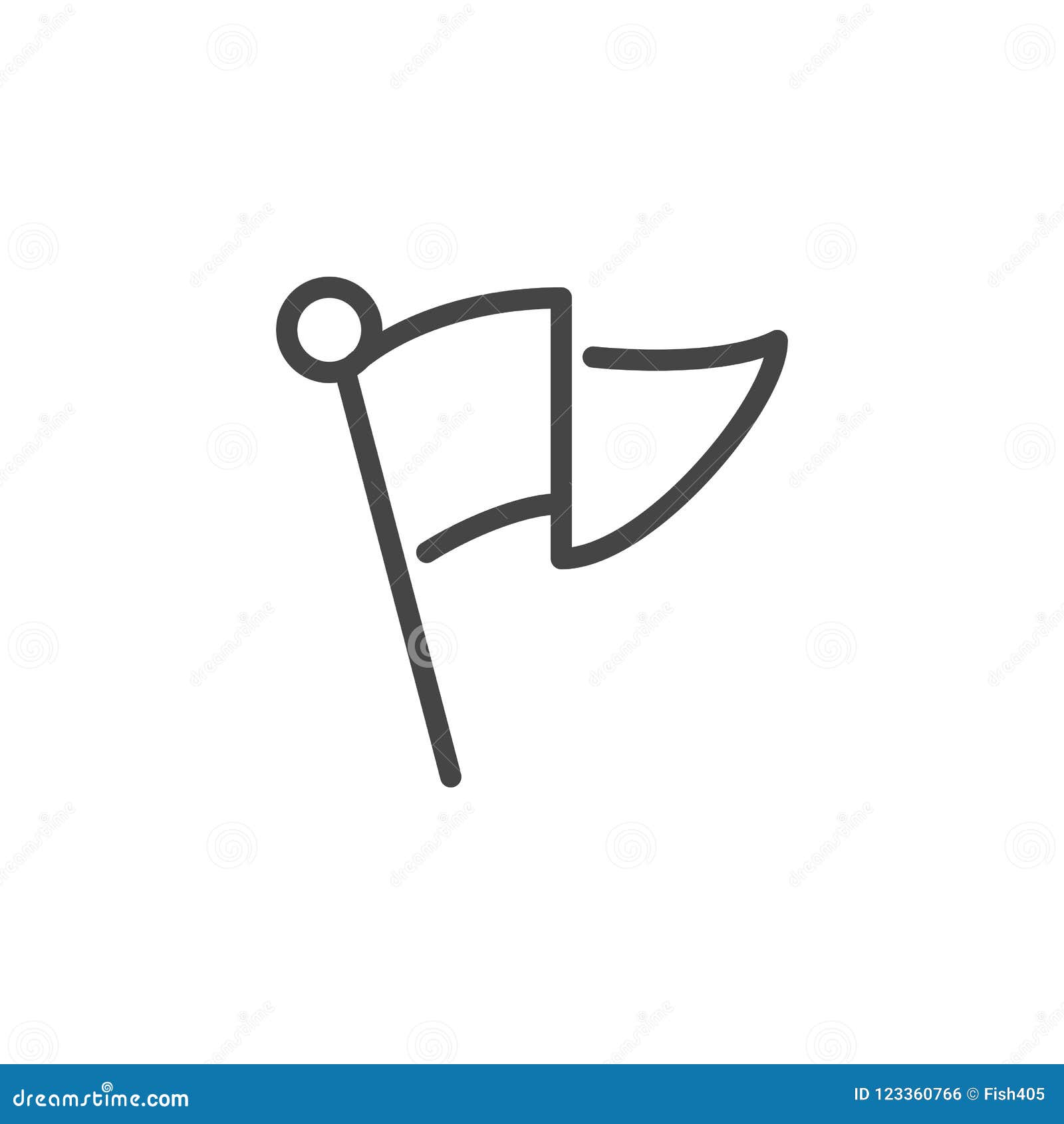 Finish Line Flag Icon