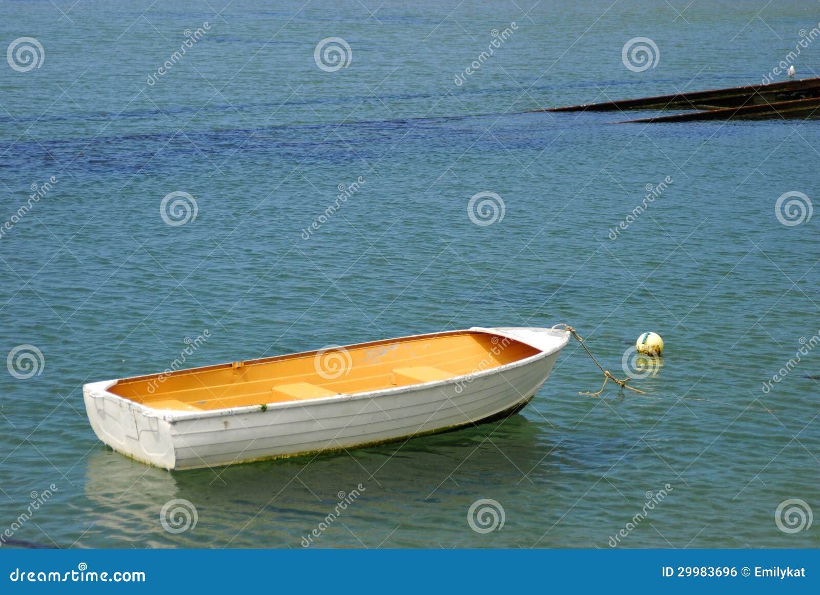 Small white boat stock photo. Image of white, ocean, water - 29983696