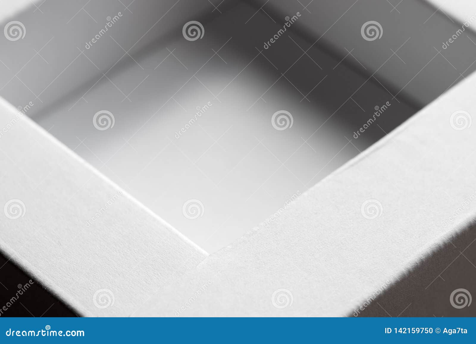 Small White Cardboard Box Macro Stock Photo - Image of gift, copyspace ...
