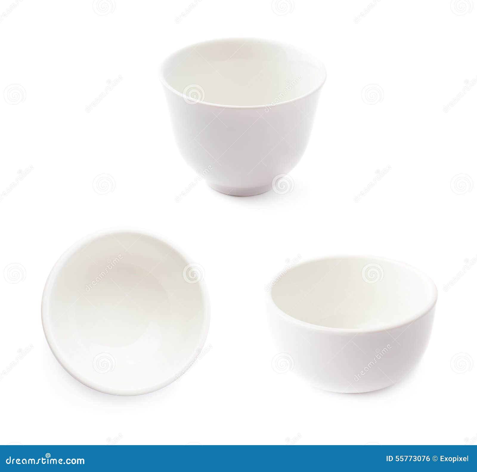 Small White Ceramic Bowl Isolated Stock Photo - Image of equipment ...