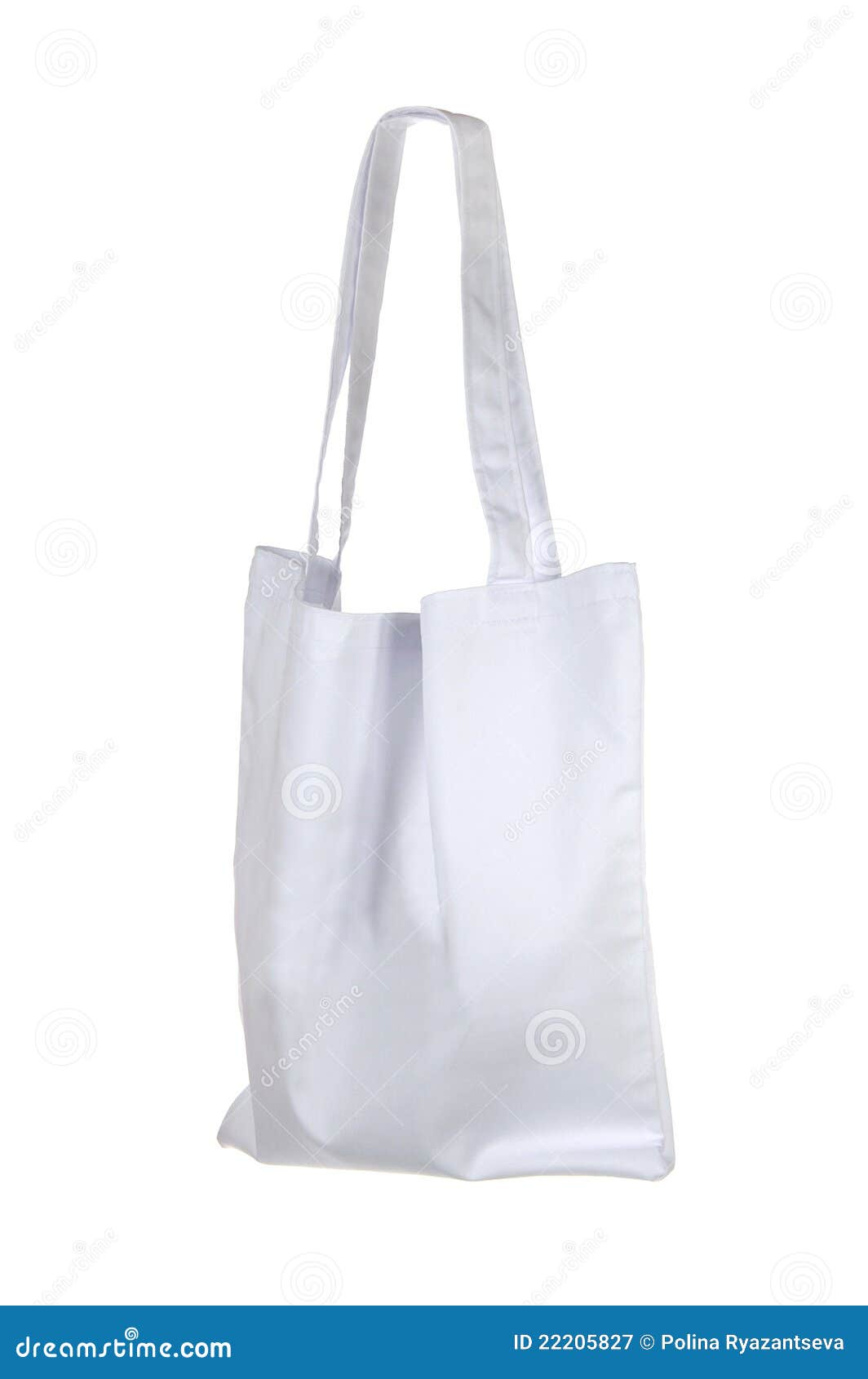 Small white cotton bag stock image. Image of equipment - 22205827
