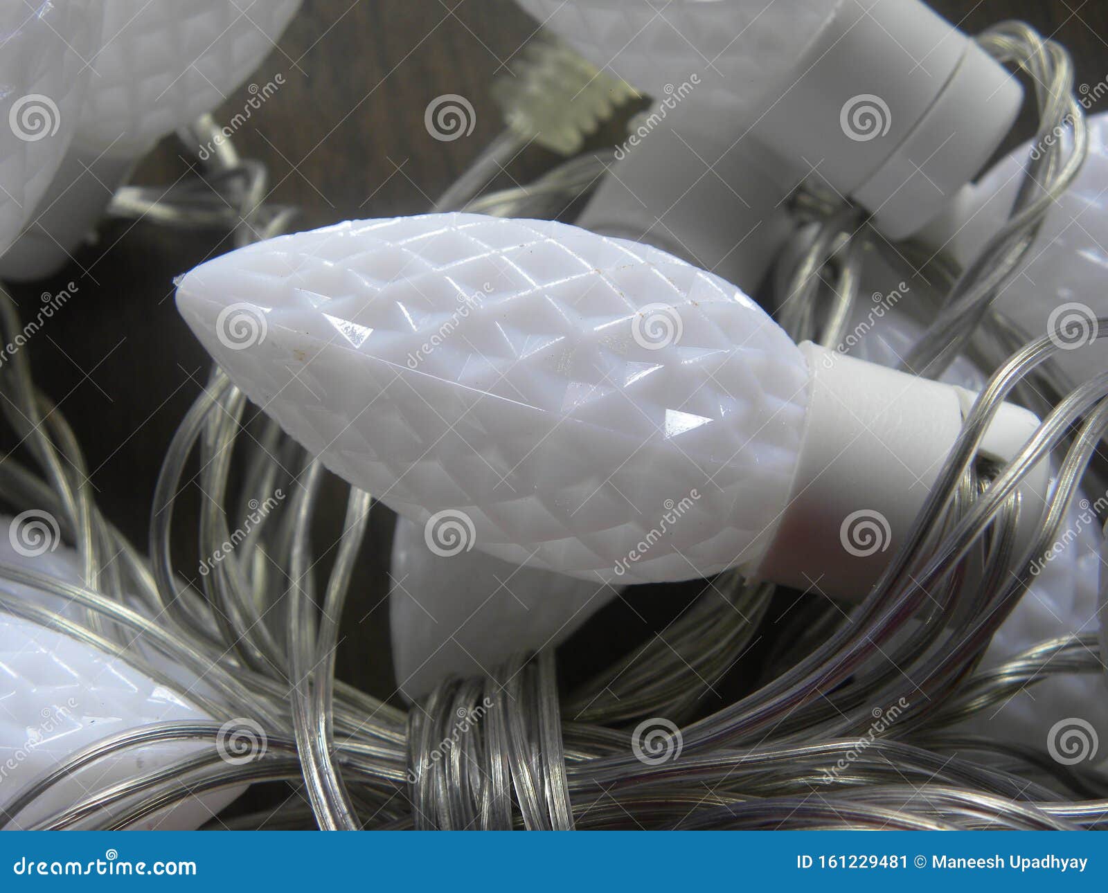 Small White Decorative Light Bulb Stock Image - Image of concept ...