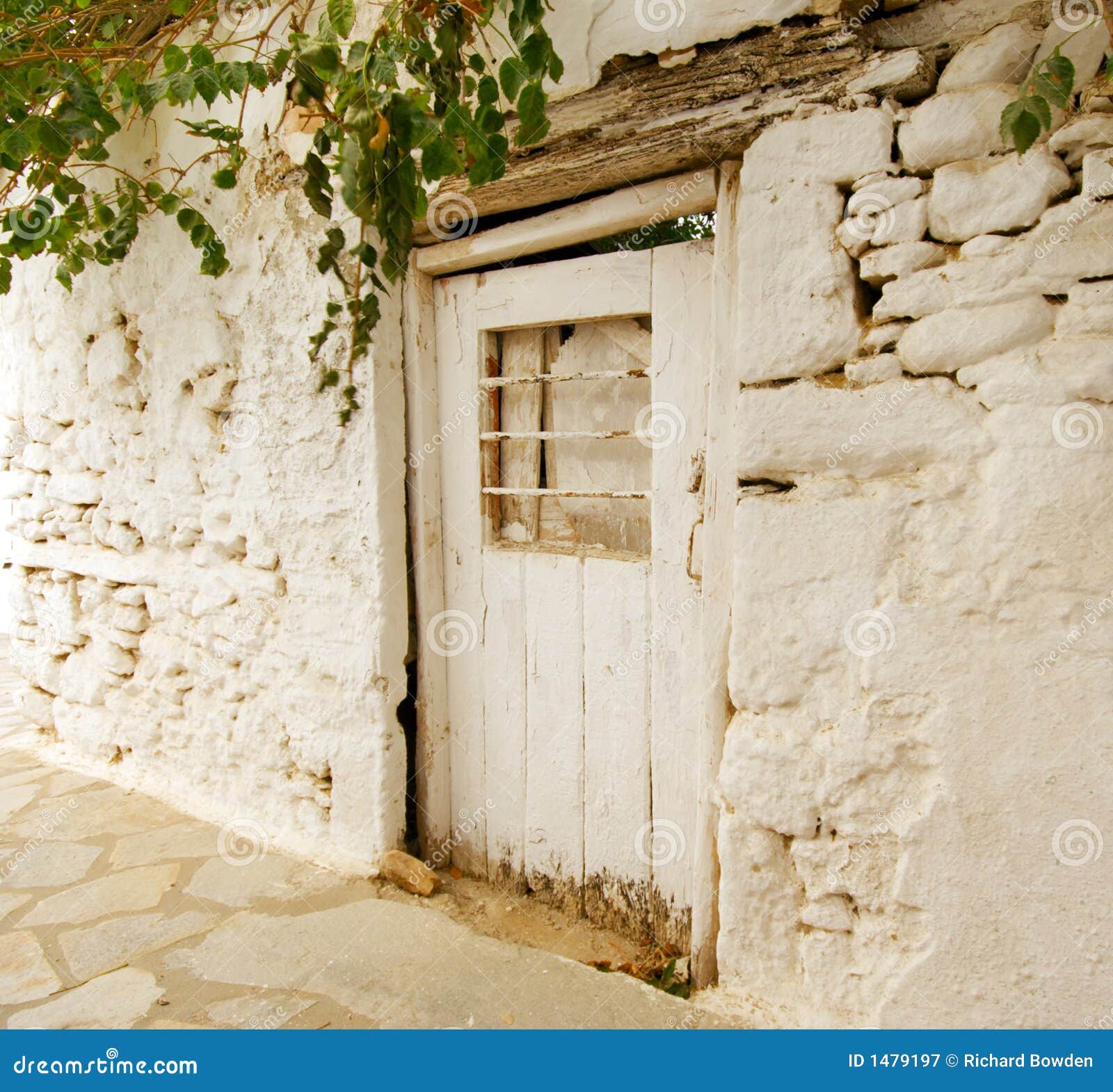Small white door stock image. Image of greek, naxos, painted - 1479197