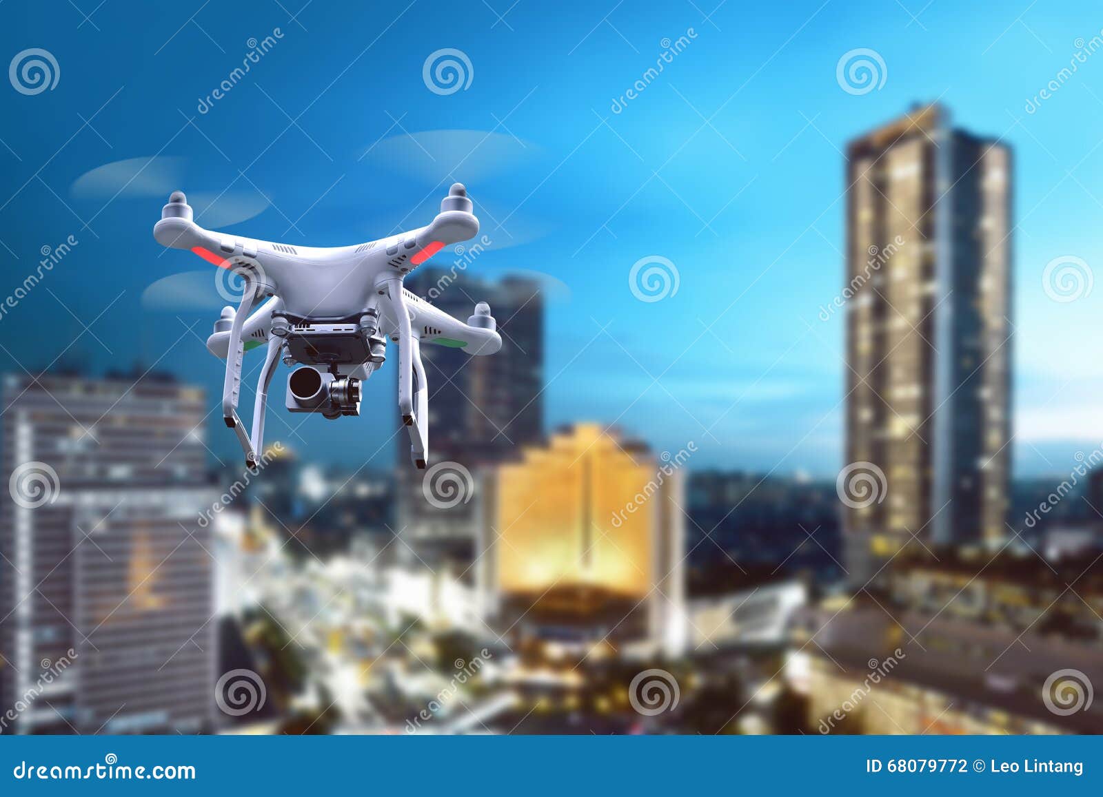 Small white drone stock photo. Image of aerial, surveillance - 68079772