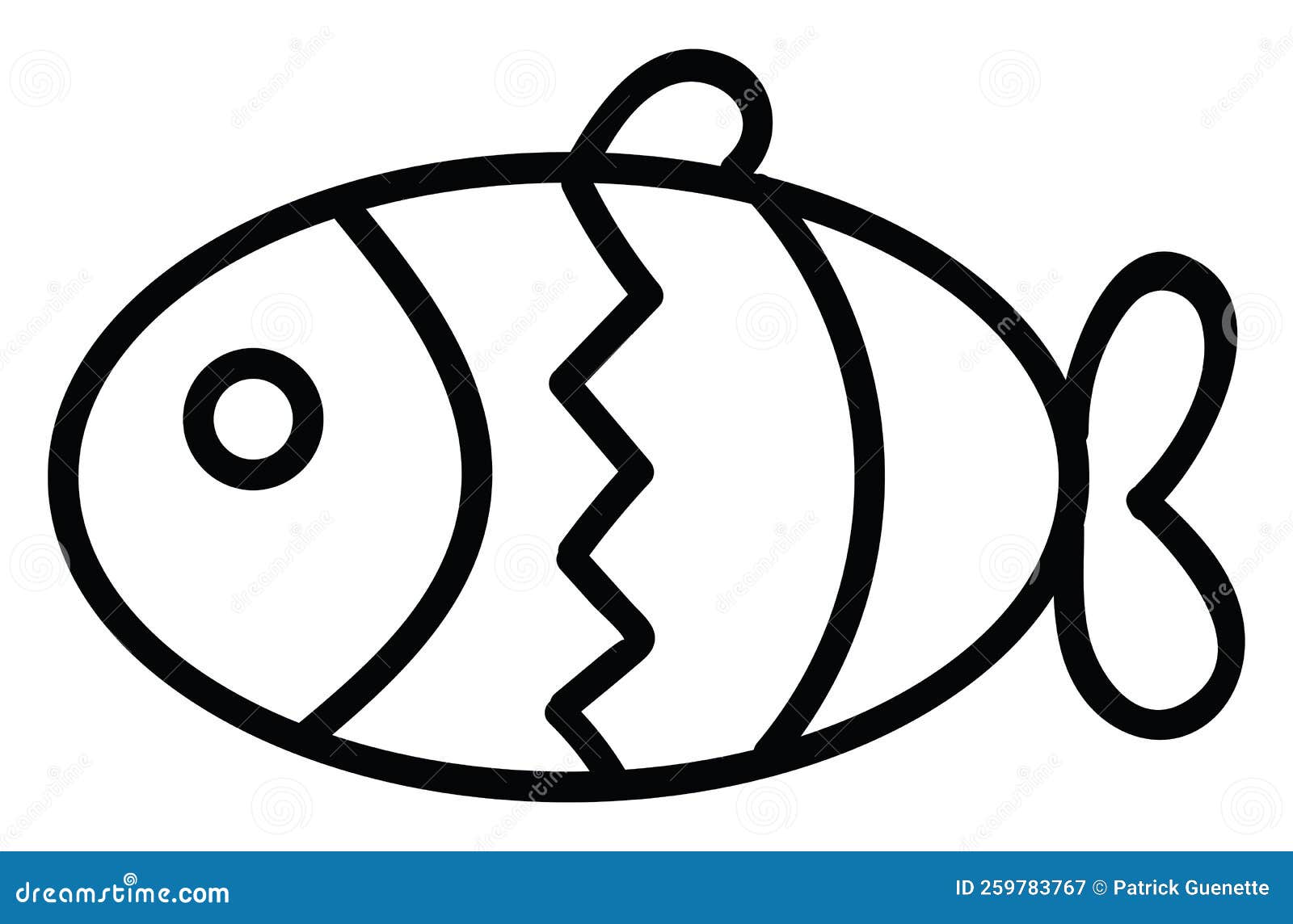 Small White Fat Fish , Icon Stock Vector - Illustration of fishes ...