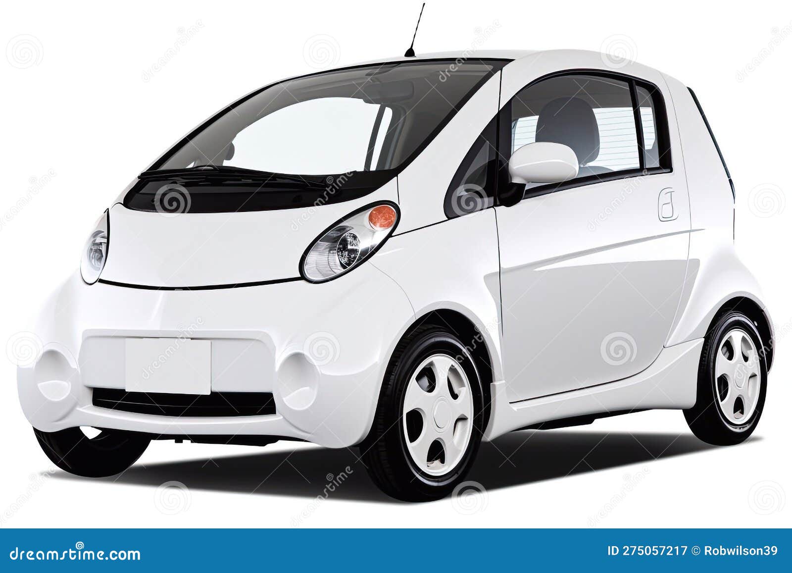Red Micro Car Vehicle Isolated On White Background, Generative AI ...