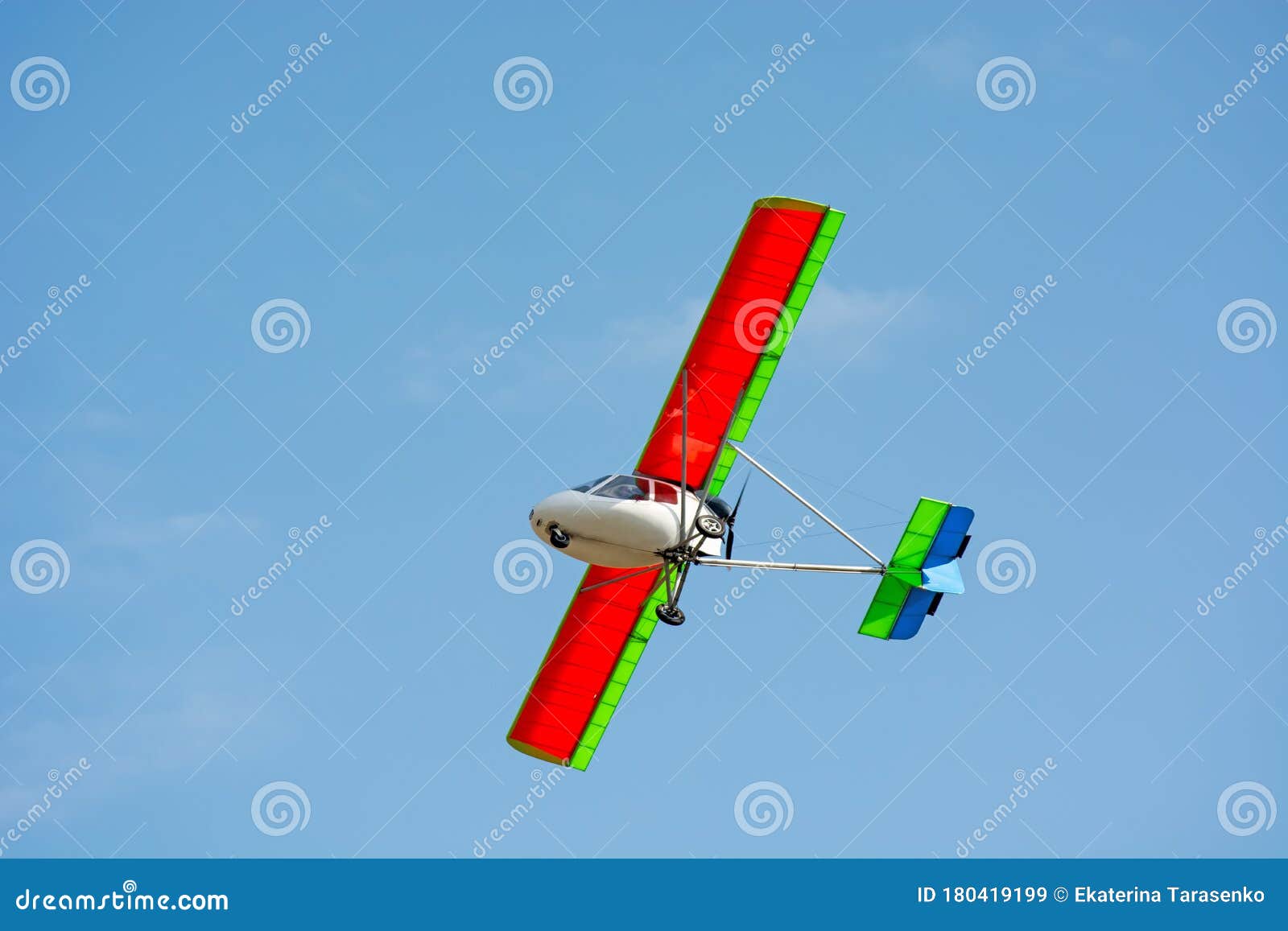 Small White Plane in the Sky Stock Image - Image of aeroplane, airport ...