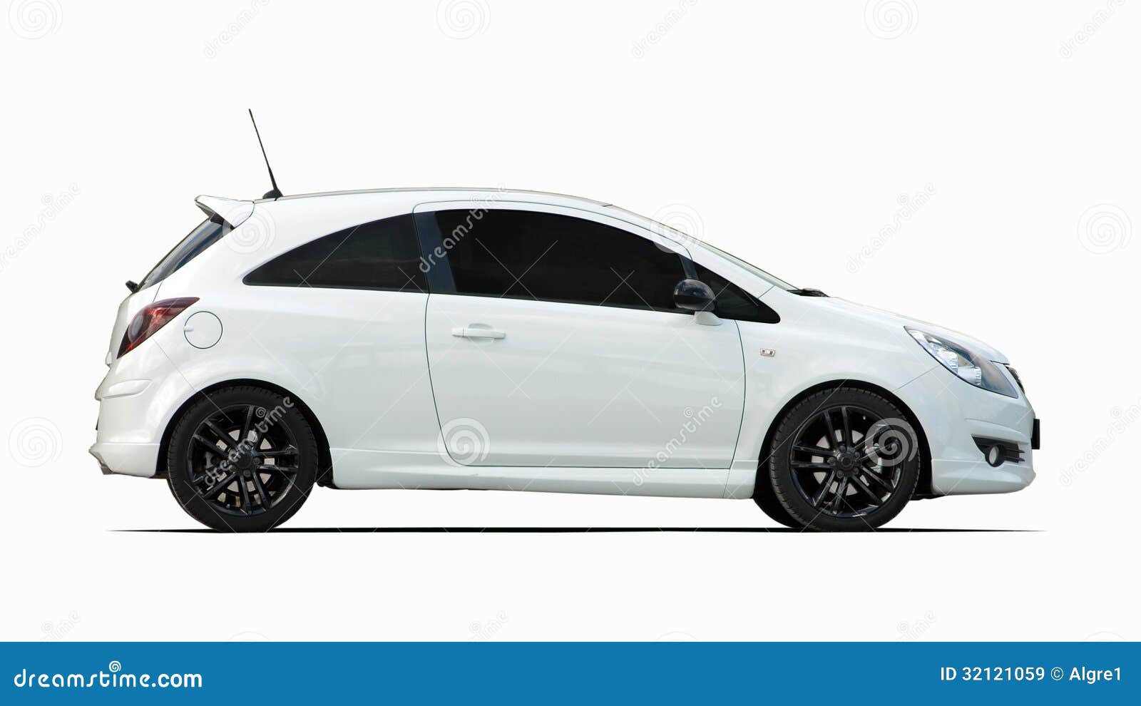 Small white sports car stock image. Image of vehicle - 32121059