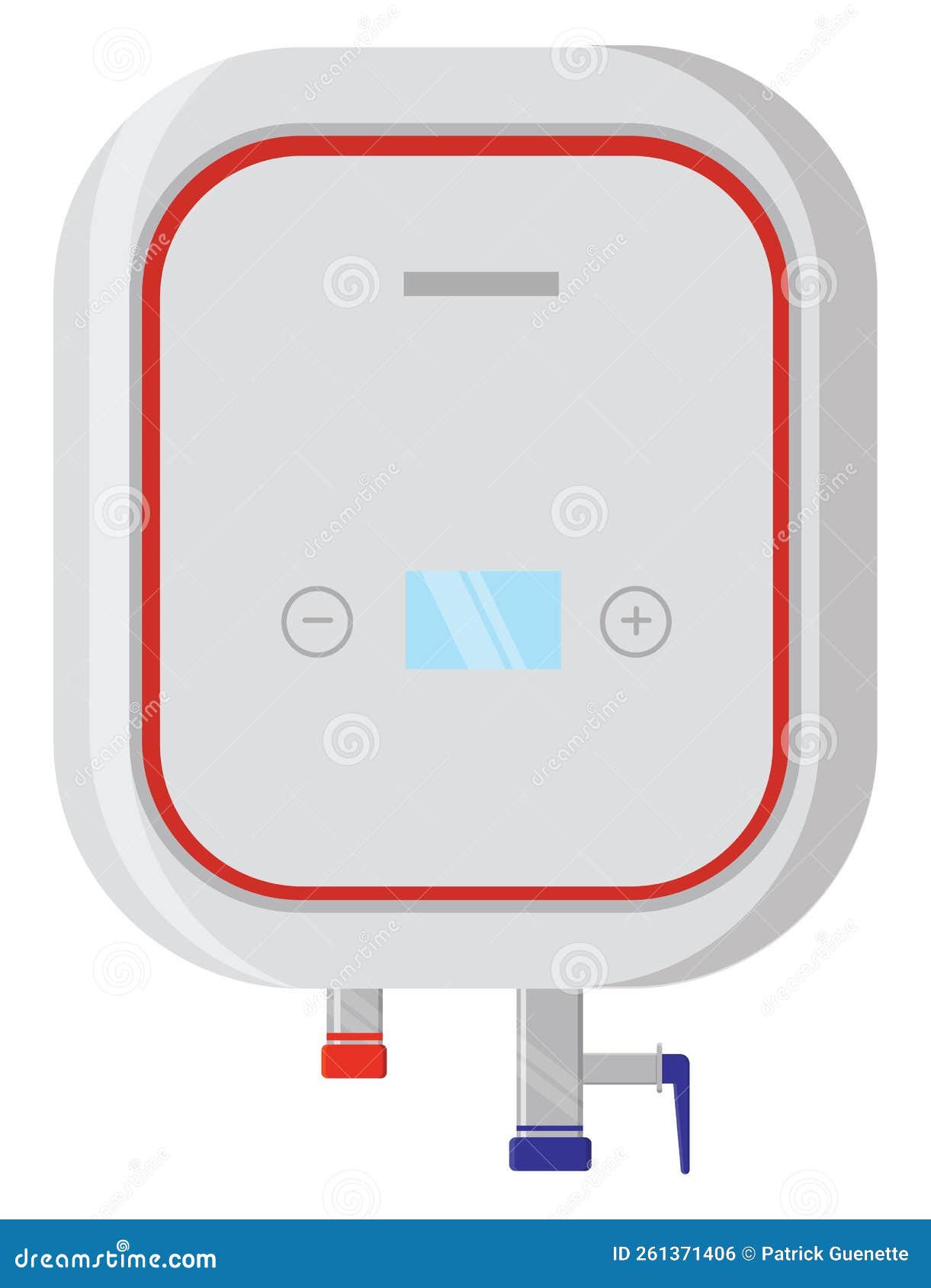 Small White Water Geyser, Icon Stock Vector - Illustration of mist ...