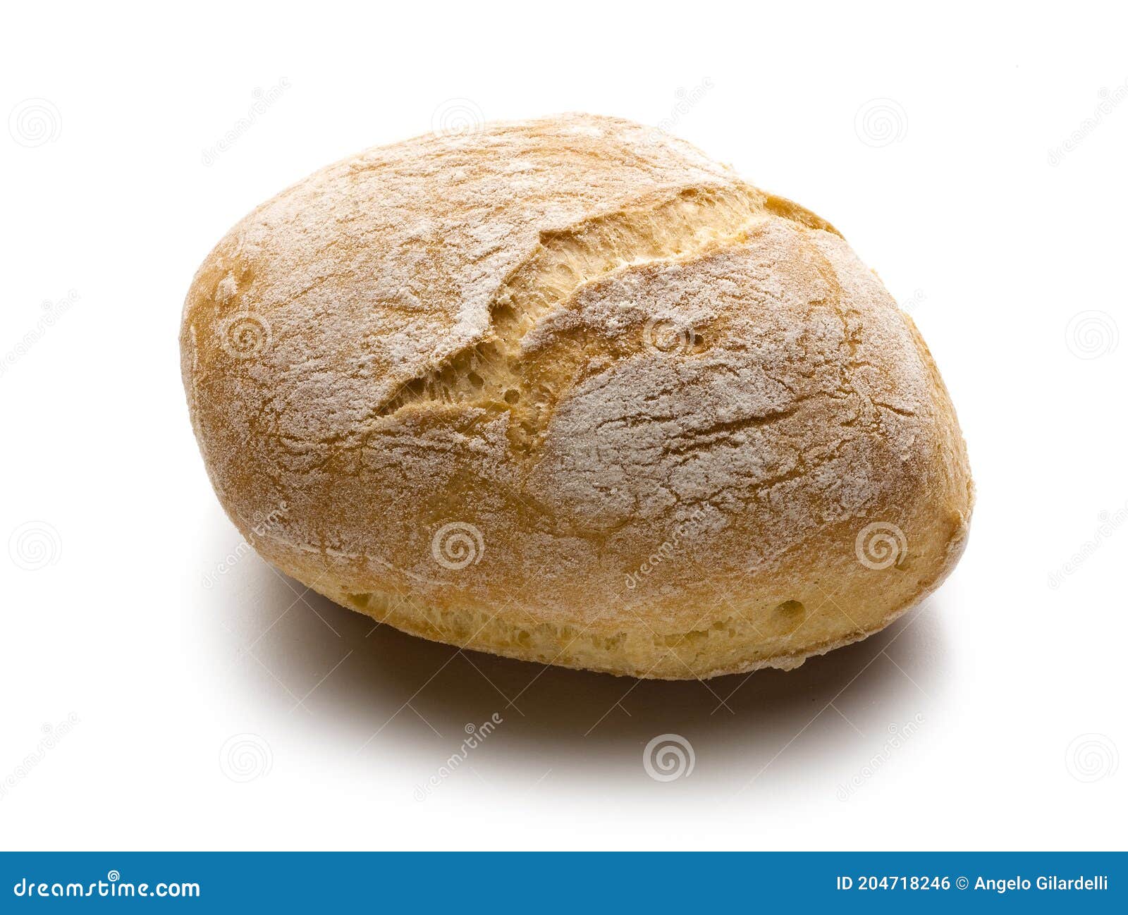 Whole Loaf Of Farmhouse Bread Royalty-Free Stock Image | CartoonDealer ...