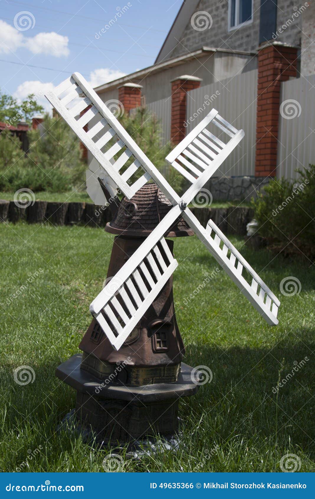 Small wind mill stock photo. Image of flower, little - 49635366