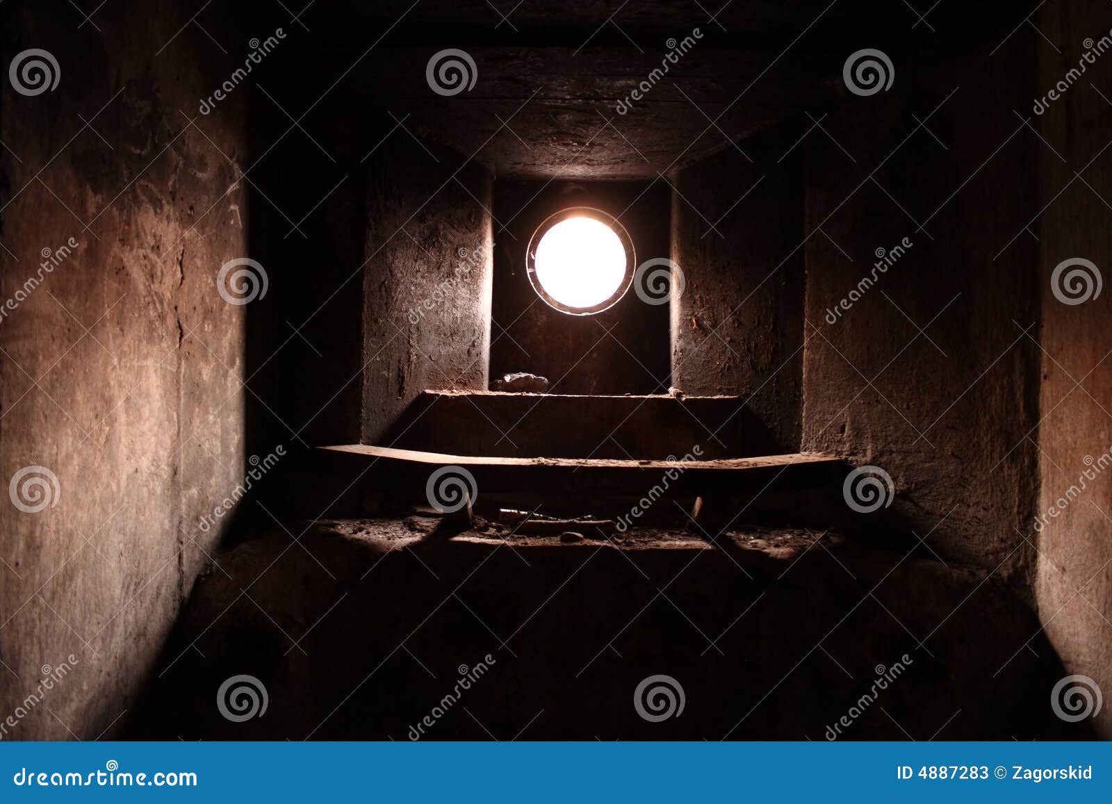 Small window in the bunker stock image. Image of combat - 4887283