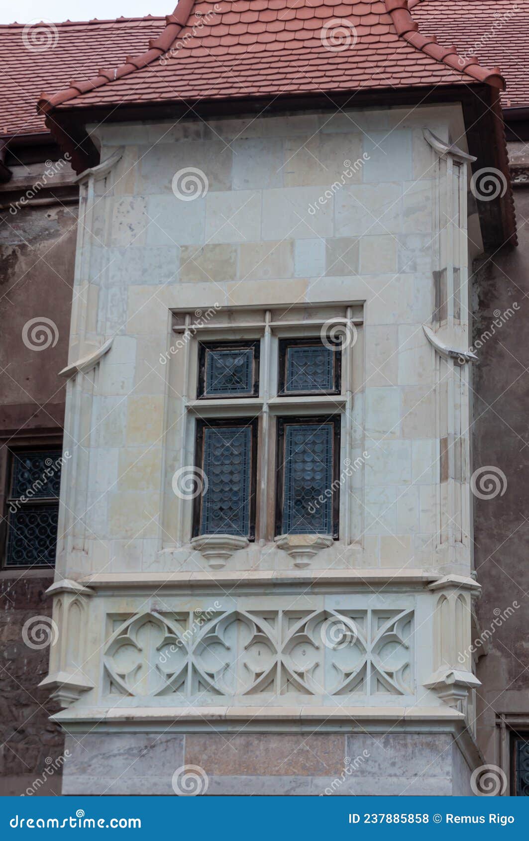 Small window of a castle stock photo. Image of tourism - 237885858