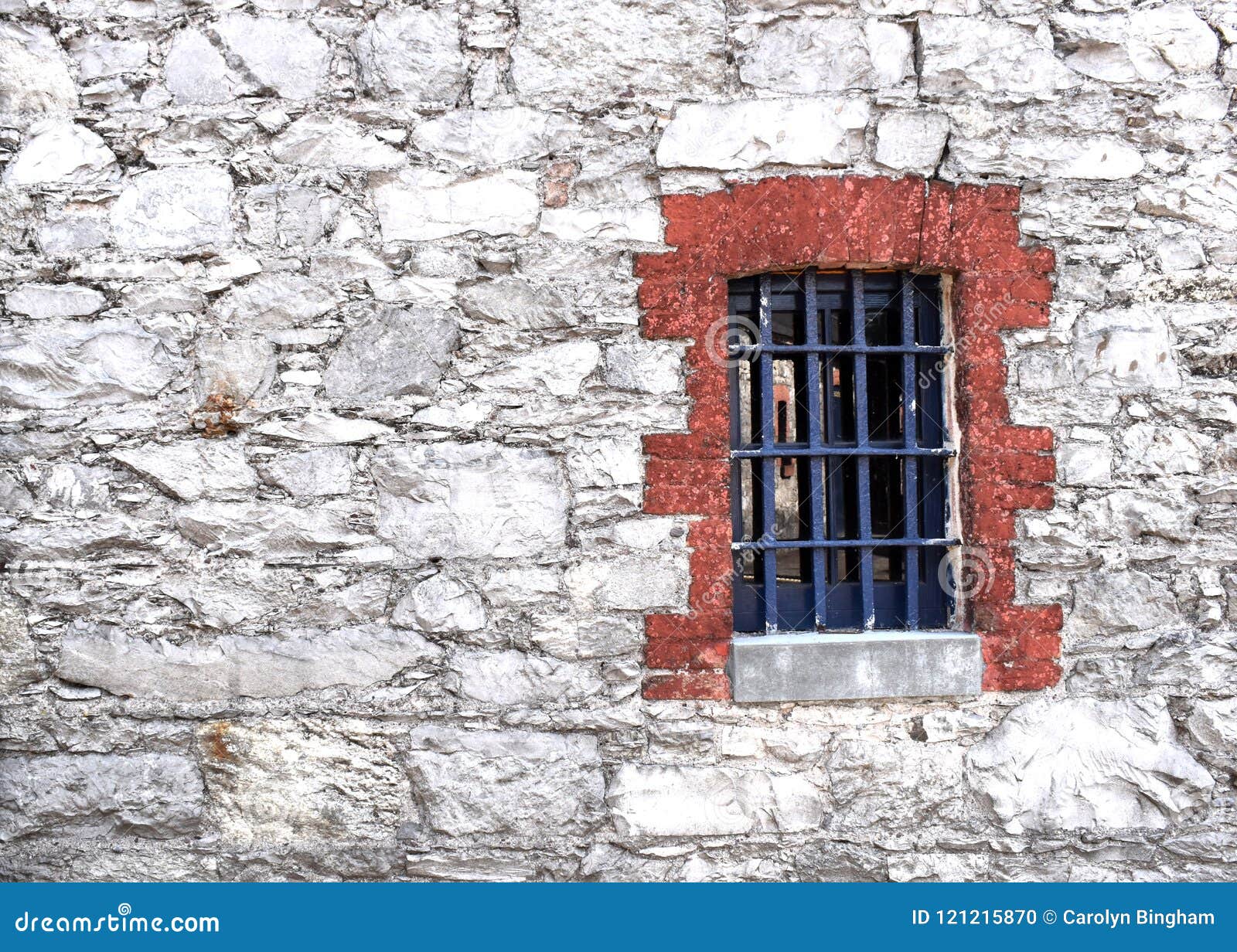 Small Window Lined in Brick Stock Photo - Image of stone, building ...