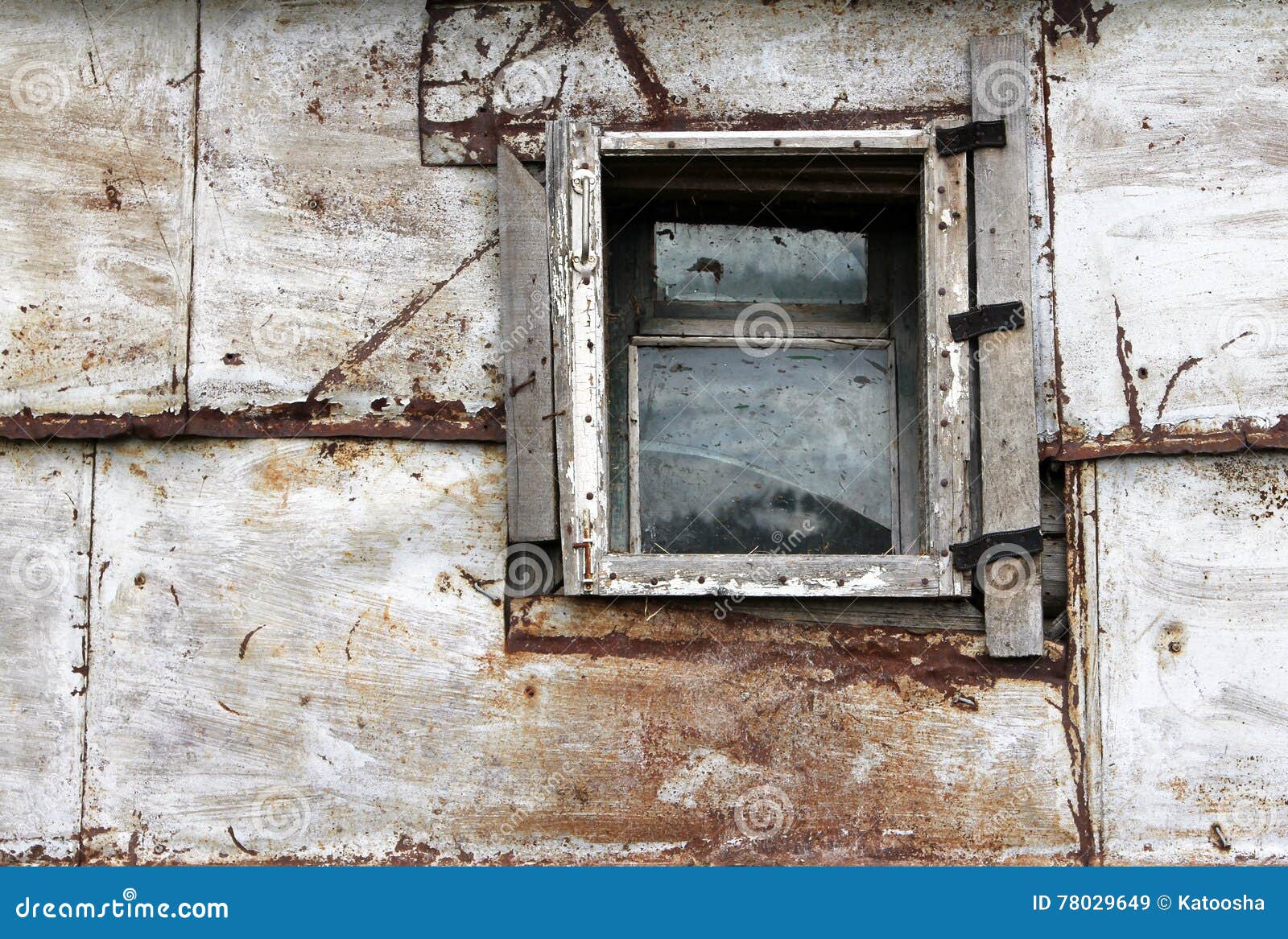Small Window of Old Rusty Barn Stock Image - Image of home, country ...