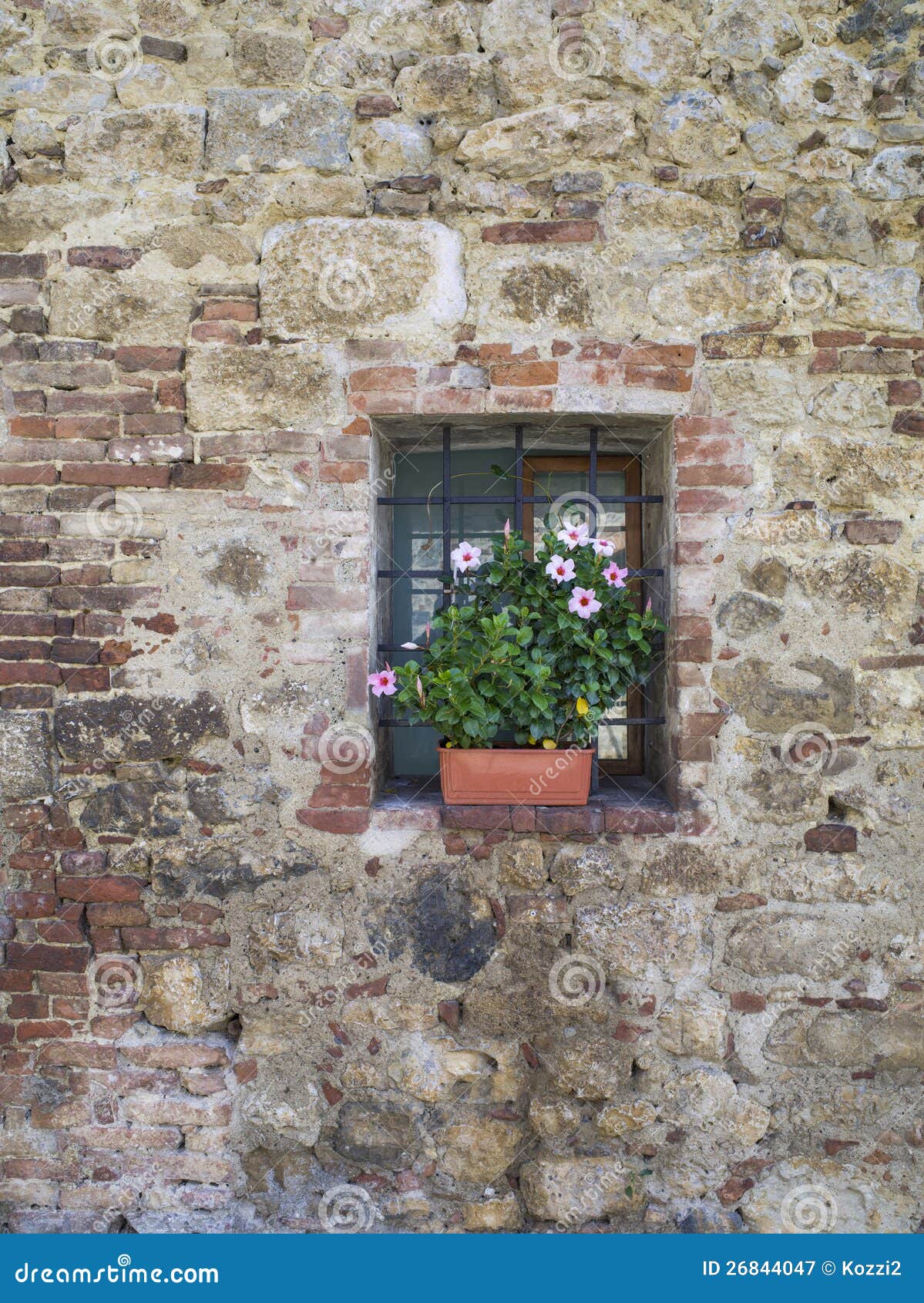 Small window in a wall stock image. Image of plaster - 26844047
