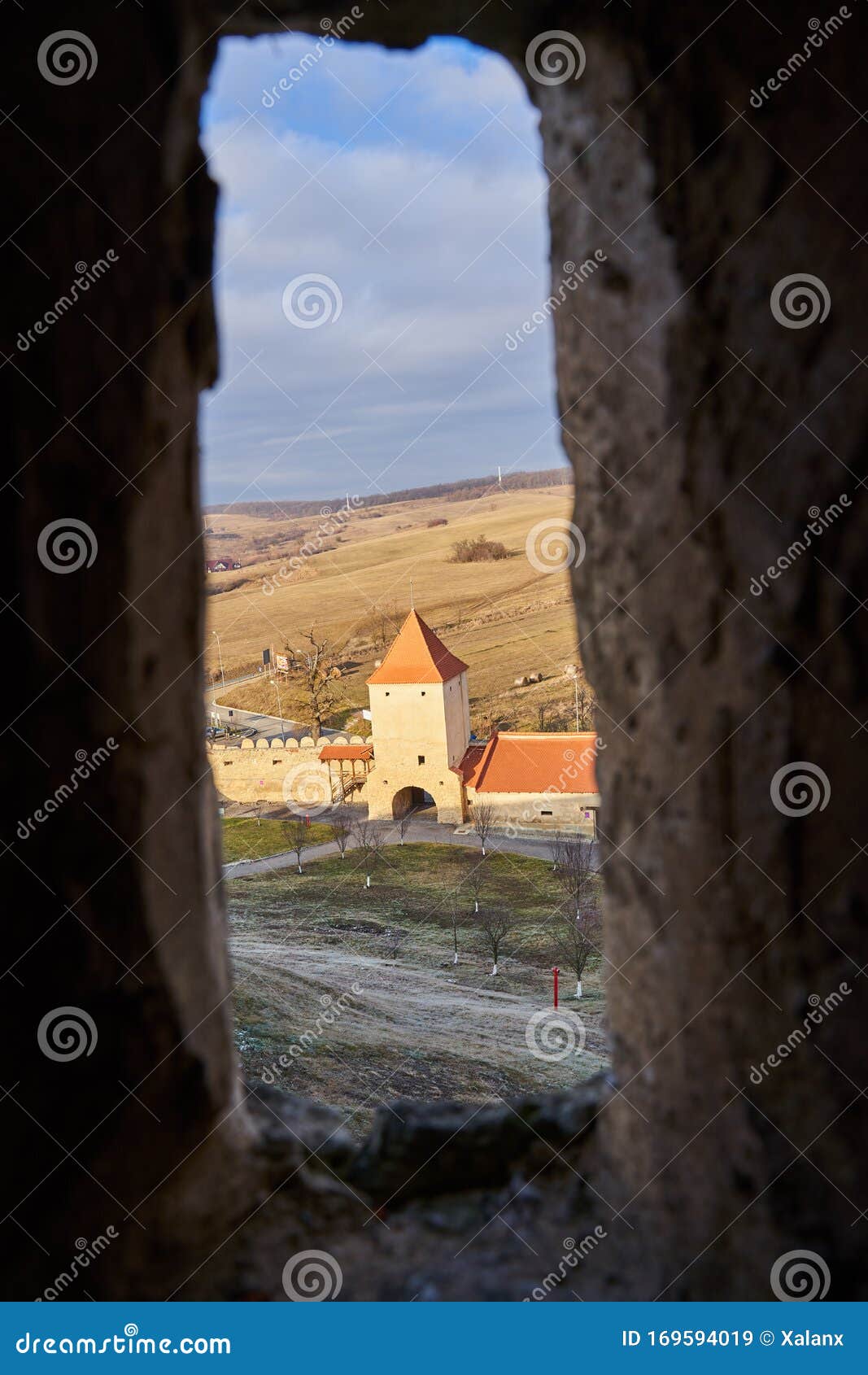 Window of a Medieval Fortress Stock Image - Image of design, castle ...