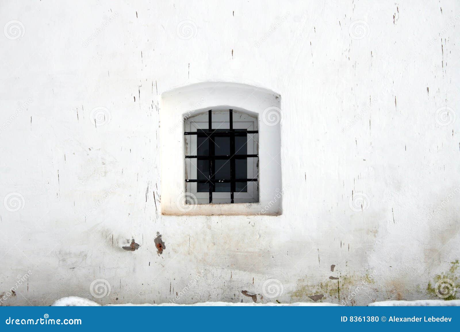 Small Window in the Wall of Old Prison Stock Photo - Image of abandoned ...