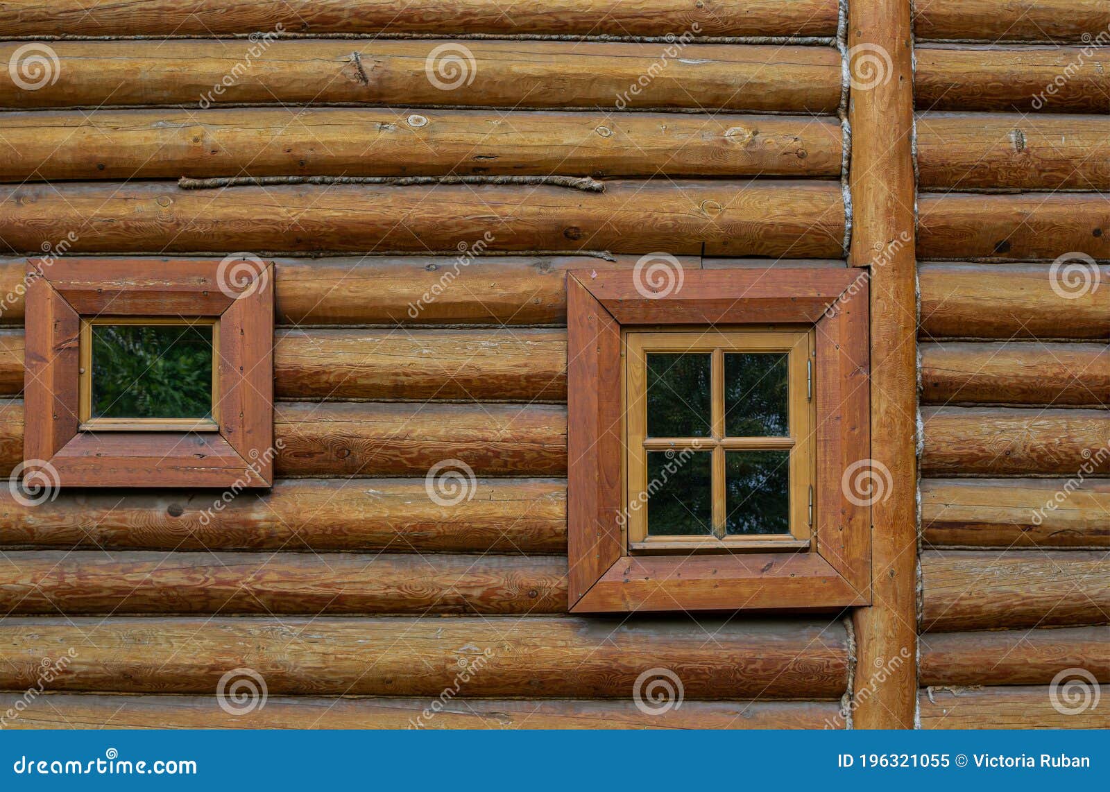 A small windows in hut stock image. Image of vintage - 196321055