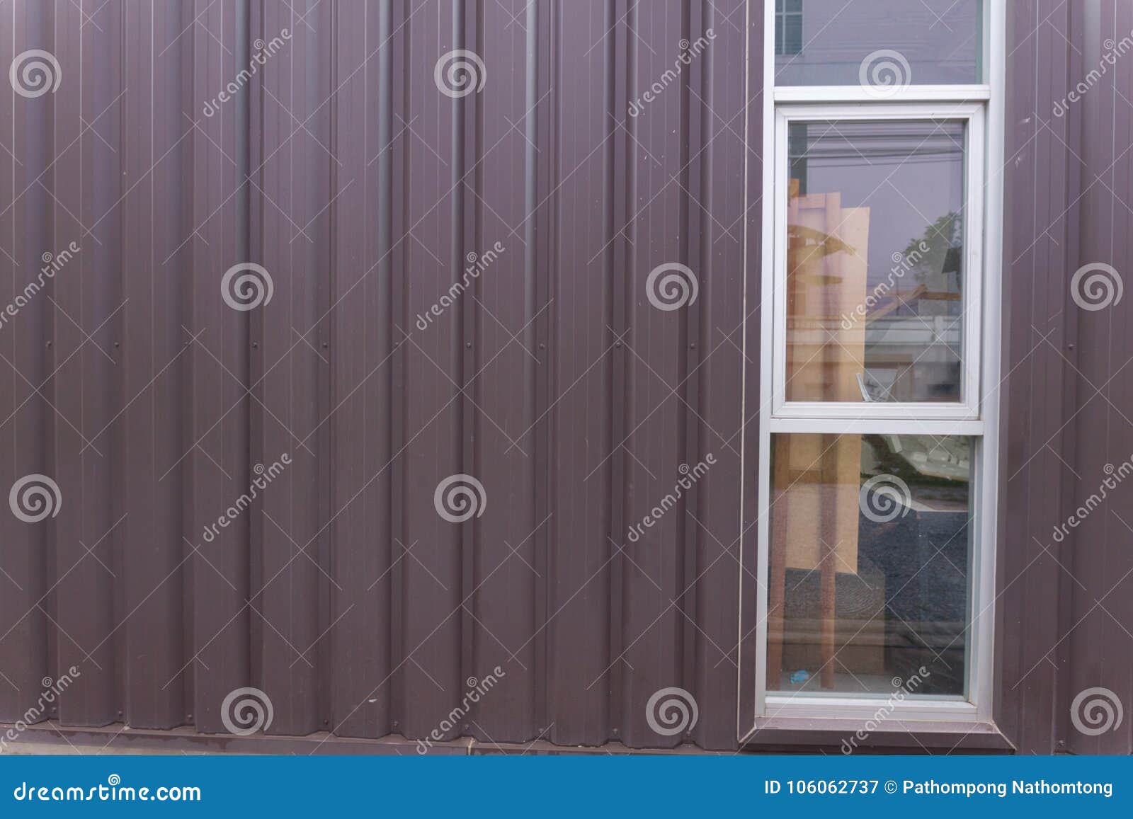 Small Windows in Modern Building Stock Image - Image of design, office ...