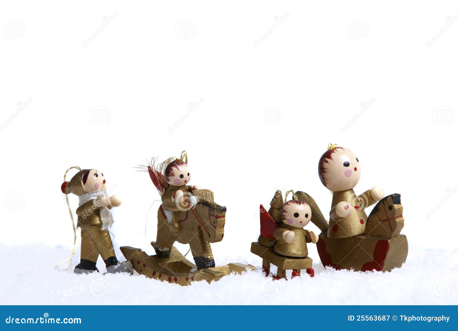 Small wooden figures stock image. Image of boon, white - 25563687