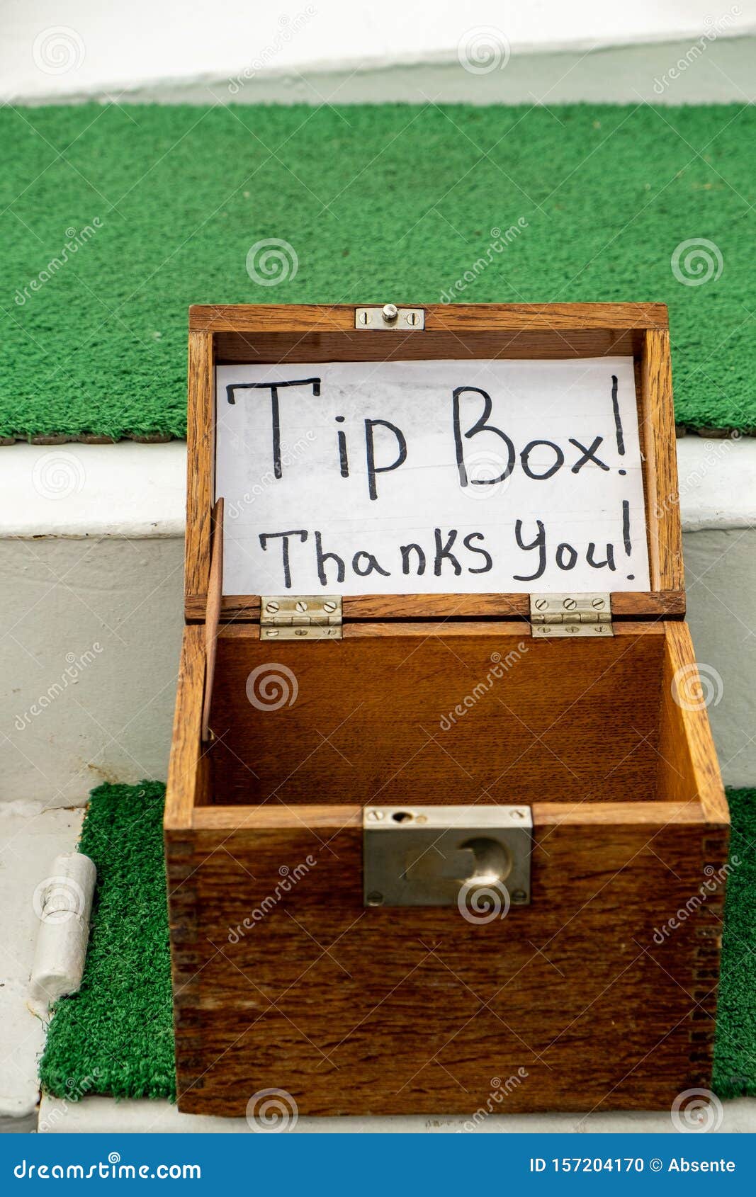 Tip box stock photo. Image of expenses, coin, support - 157204170