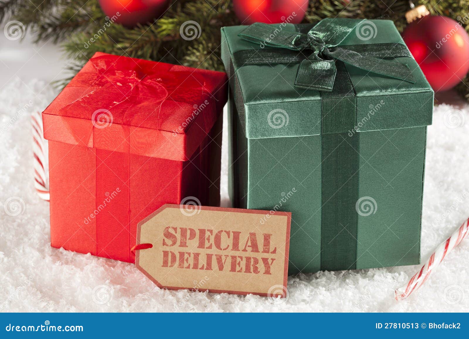 Small Wrapped Christmas Presents Stock Image - Image of traditional ...