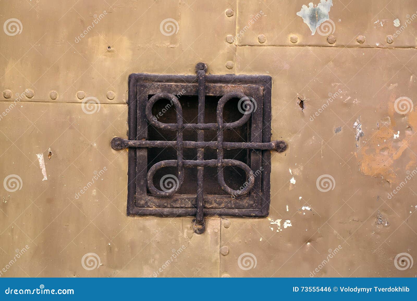 Small Wrought Grating Window Stock Photo - Image of style, pattern ...