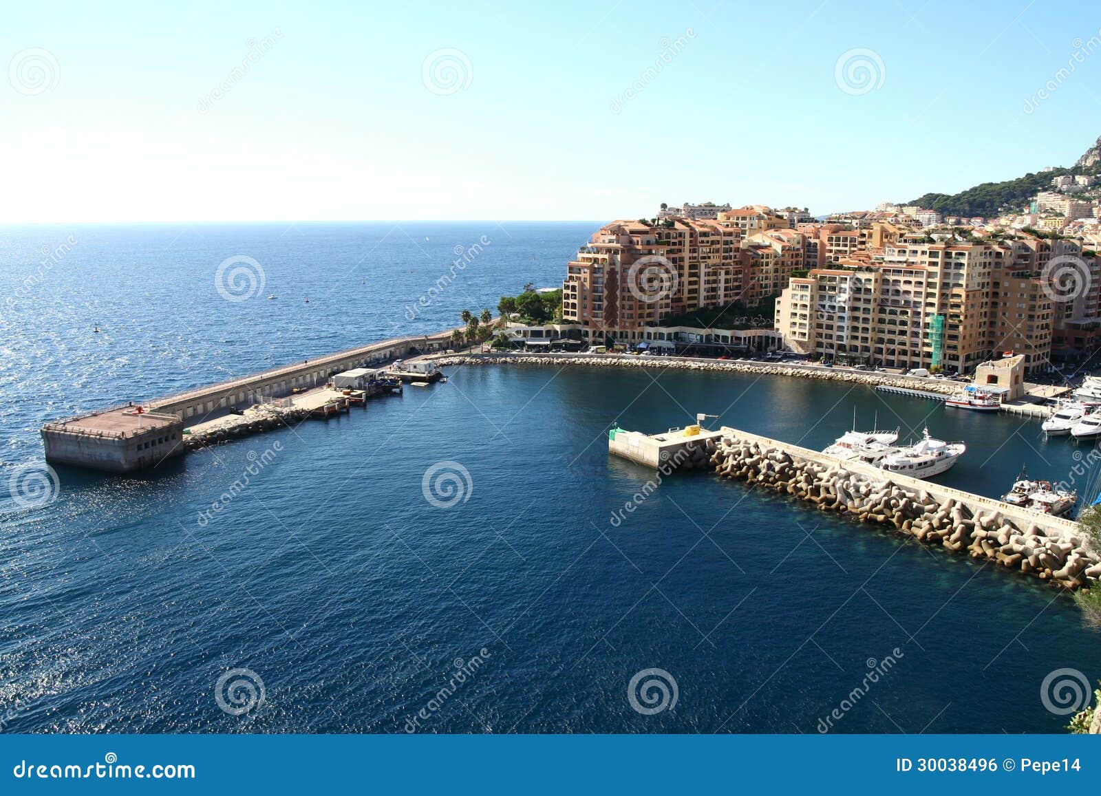 Monaco marina stock photo. Image of coastal, ocean, country - 30038496