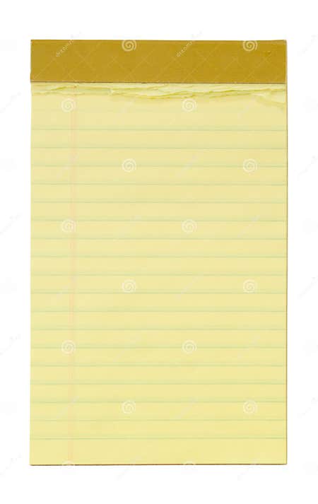 Small Yellow Lined Notepad stock photo. Image of business - 3321234