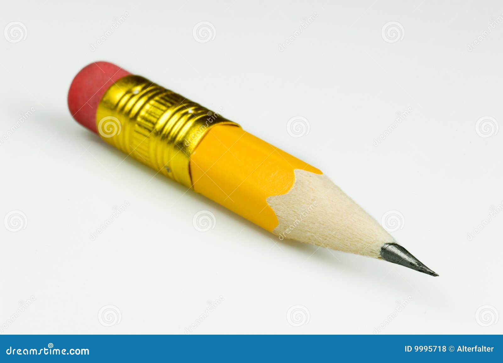 Small yellow pencil stock photo. Image of etch, short - 9995718