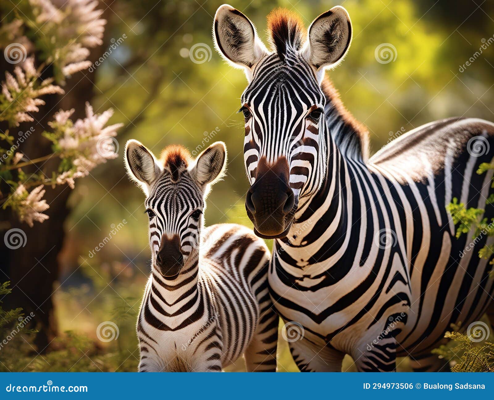 Zebra Foal Made with Generative AI Illustration Stock Illustration ...