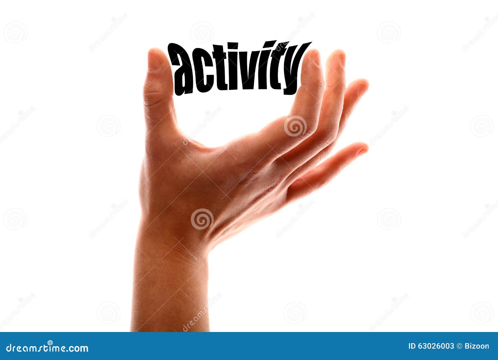 Word Activity Handwritten With Blue Marker Royalty-Free Stock Image ...