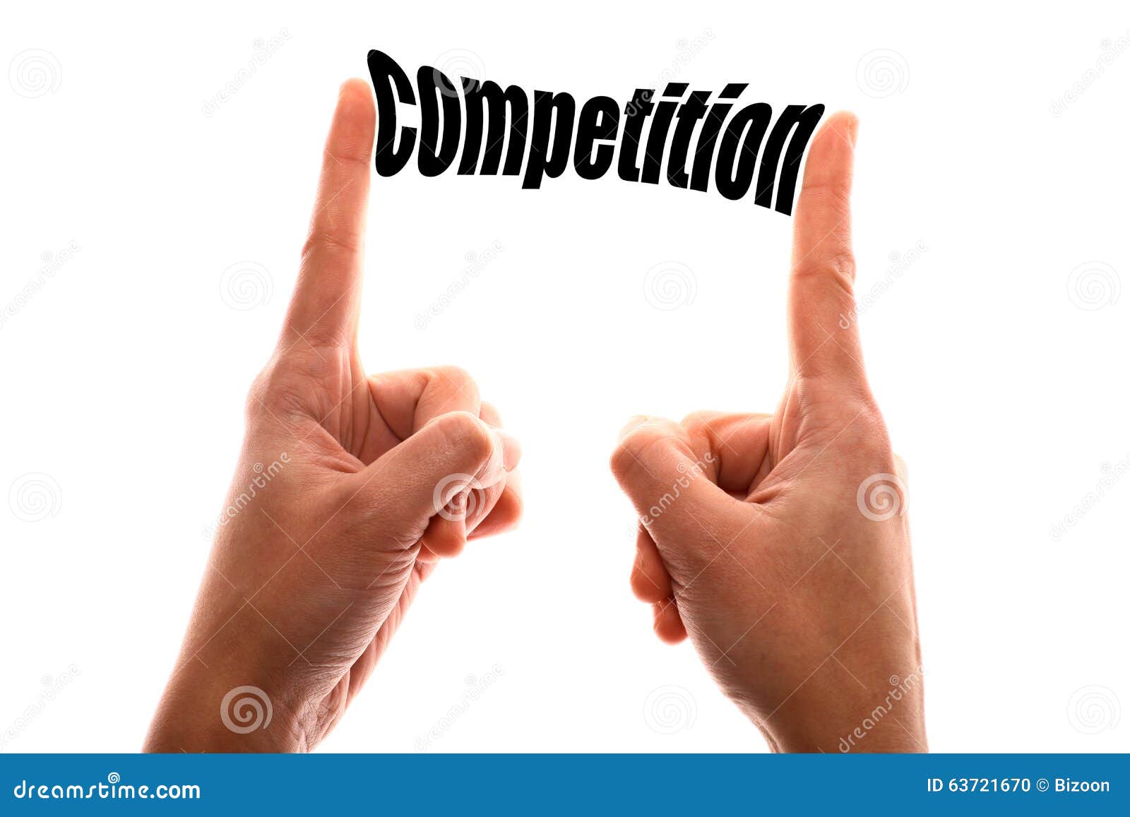 Smaller Competition Concept Stock Photo - Image of competitive, winner ...