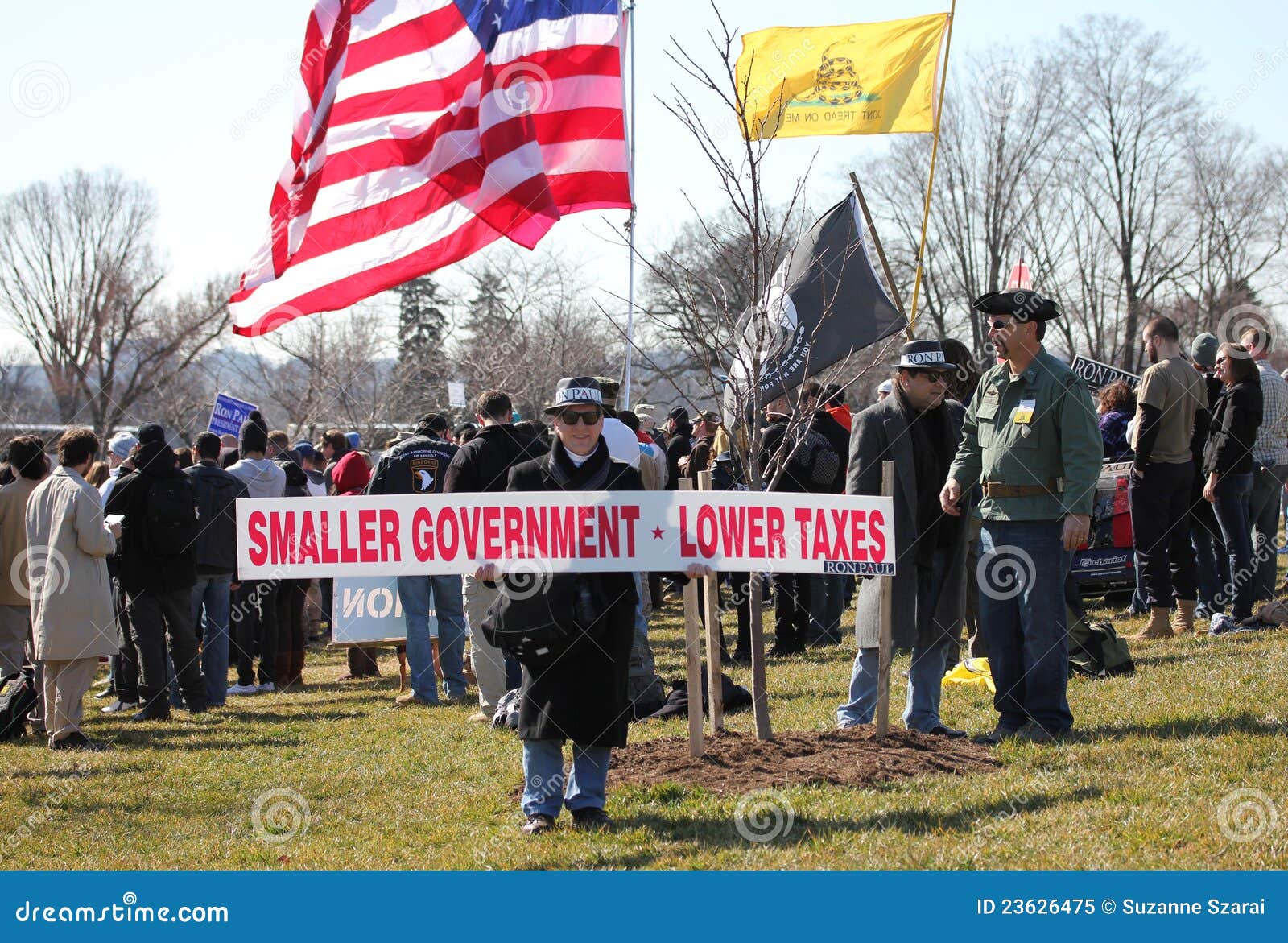 Smaller Government, Lower Taxes Editorial Image - Image of america ...