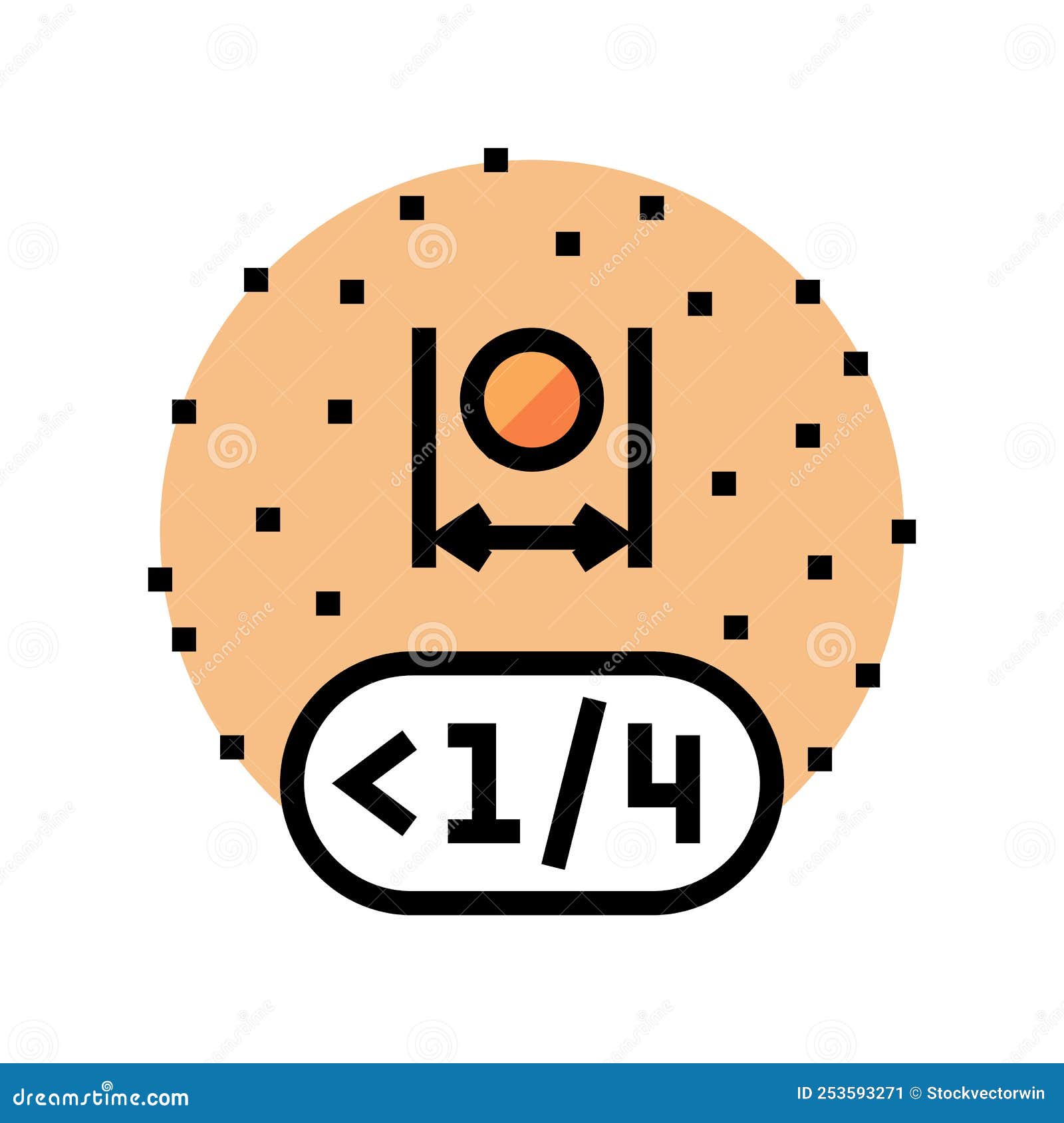 Smaller 1 4 Inch Mole Color Icon Vector Illustration Stock Vector ... Smaller 1 4 Inch Mole Color Icon Vector Illustration Stock Vector ...