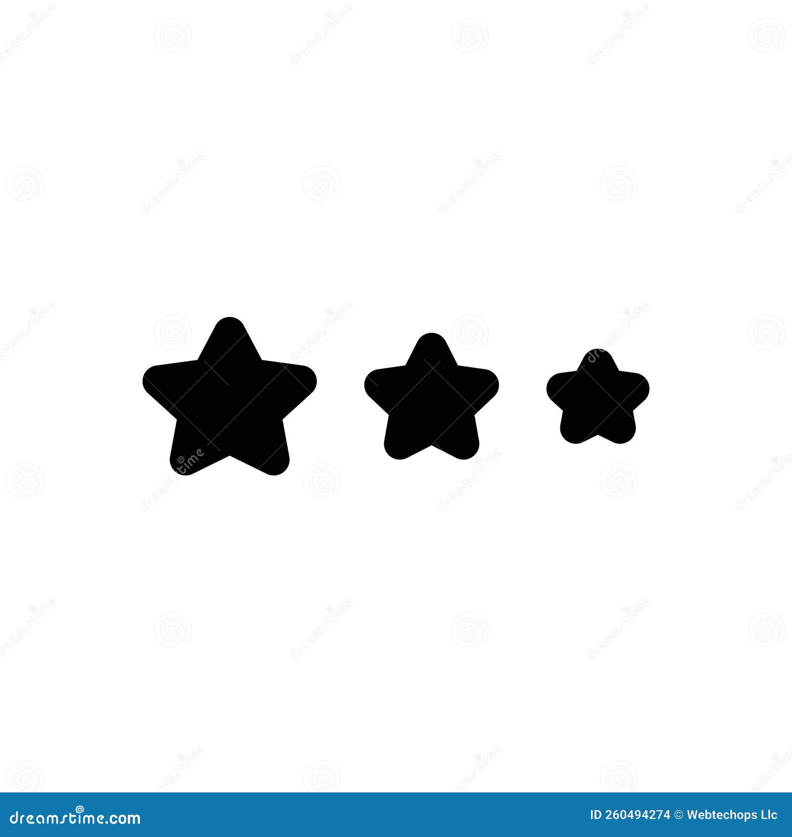 Black Solid Icon for Smallest, Star and Miniature Stock Vector ...