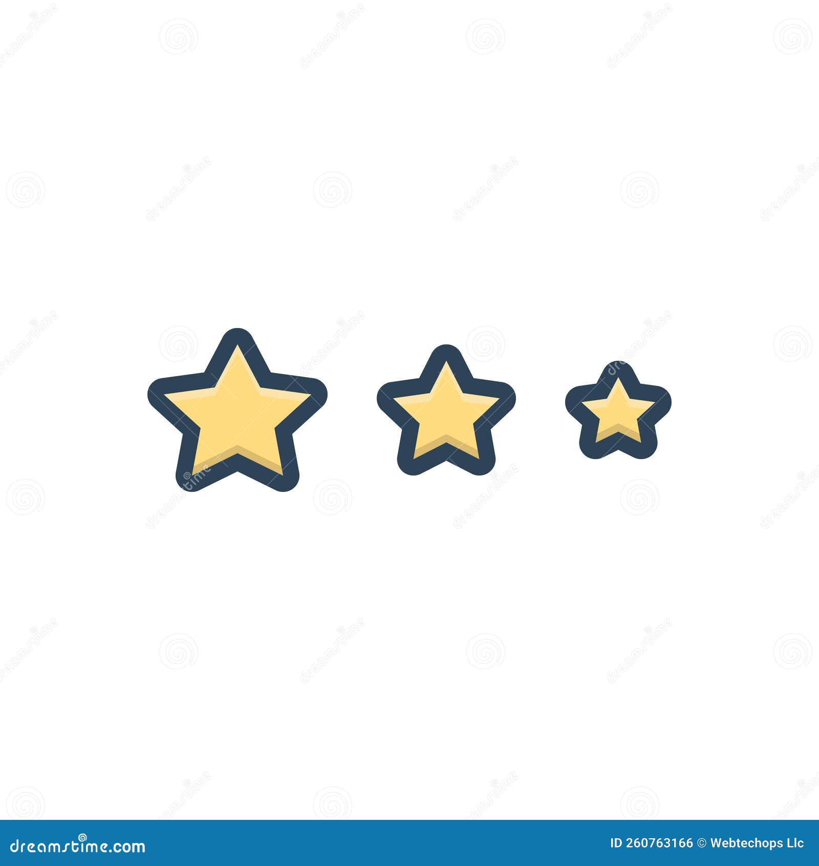 Color Illustration Icon for Smallest, Star and Miniature Stock ...