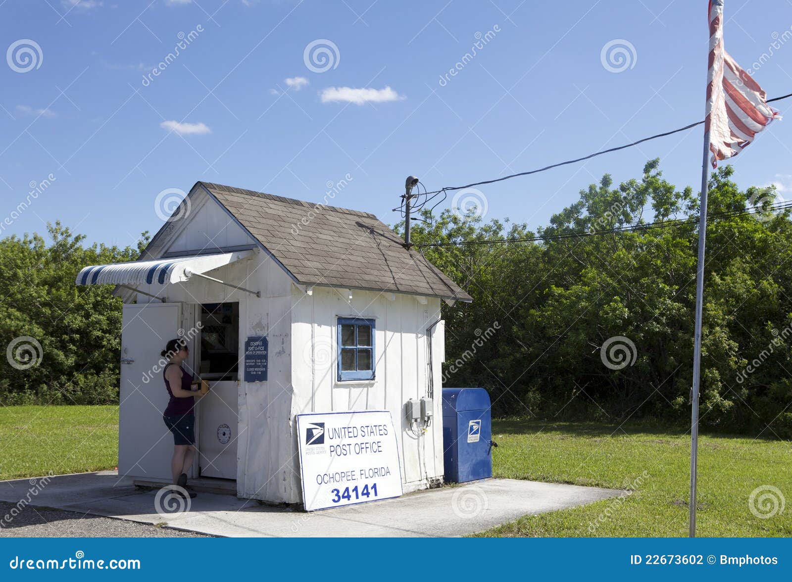 Smallest Post Office of the United States 2 Editorial Photography ...